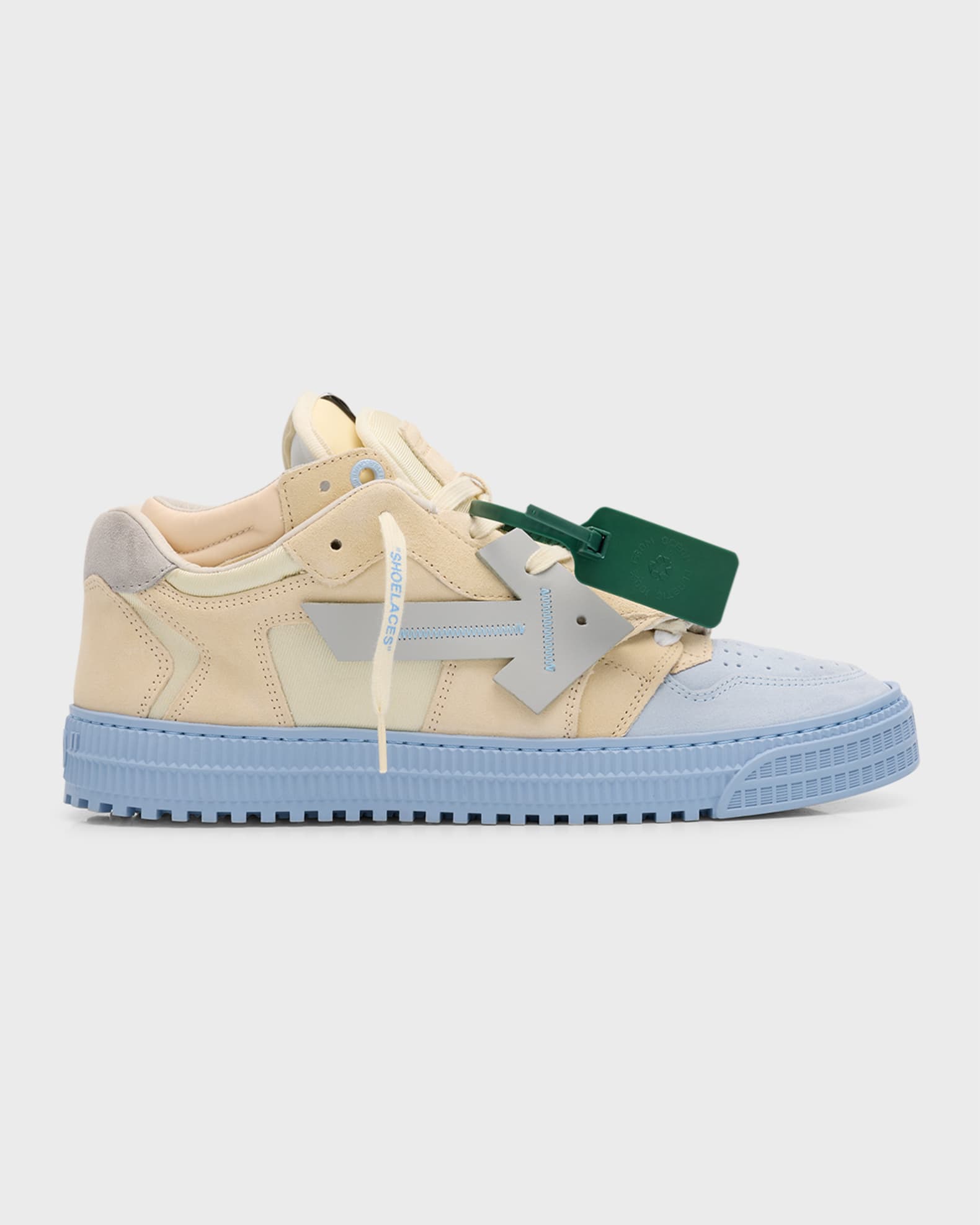 Off-White Men's Floating Arrow Low-Top Sneakers | Neiman Marcus