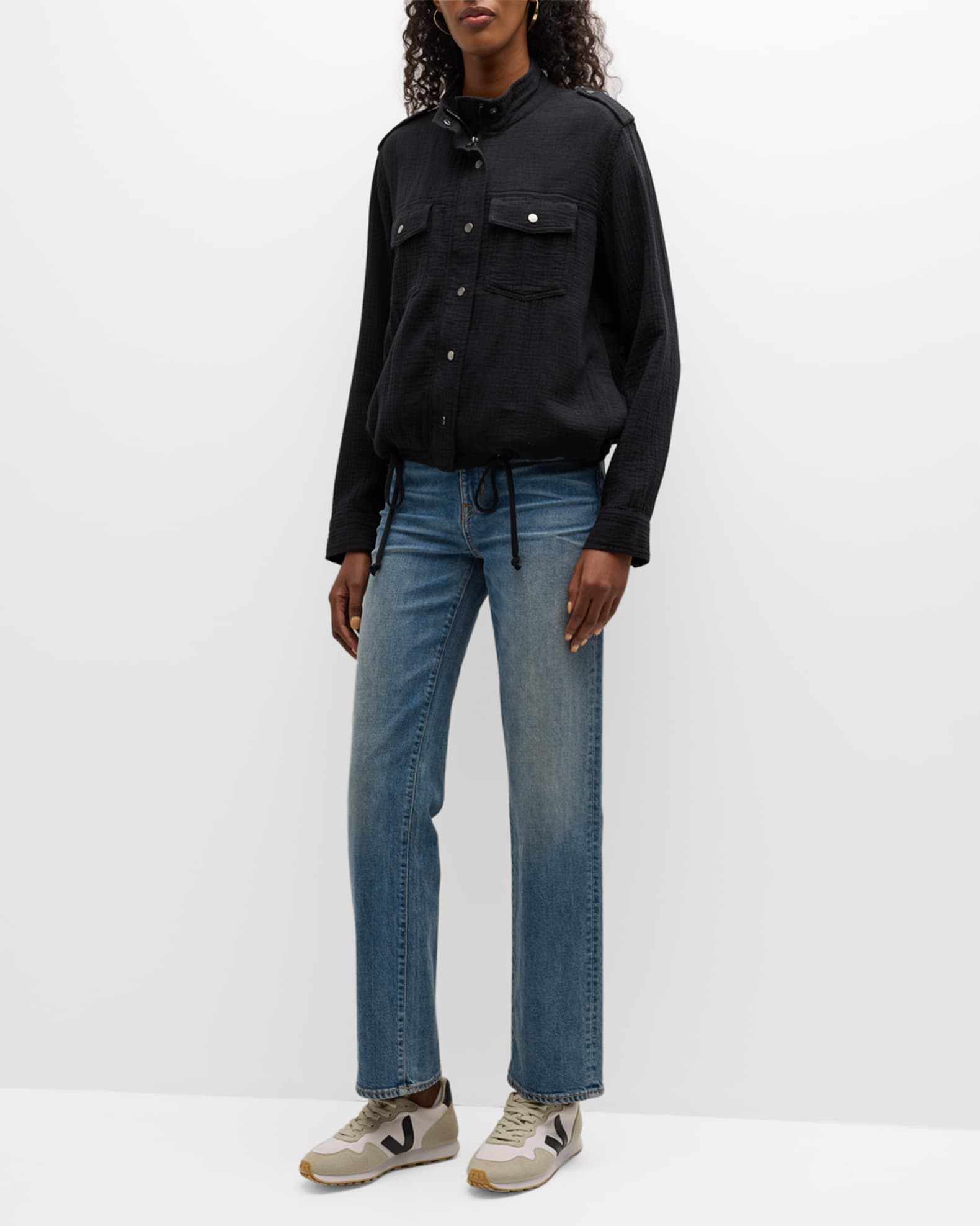 Rails Collins Gauze Jacket | Neiman Marcus