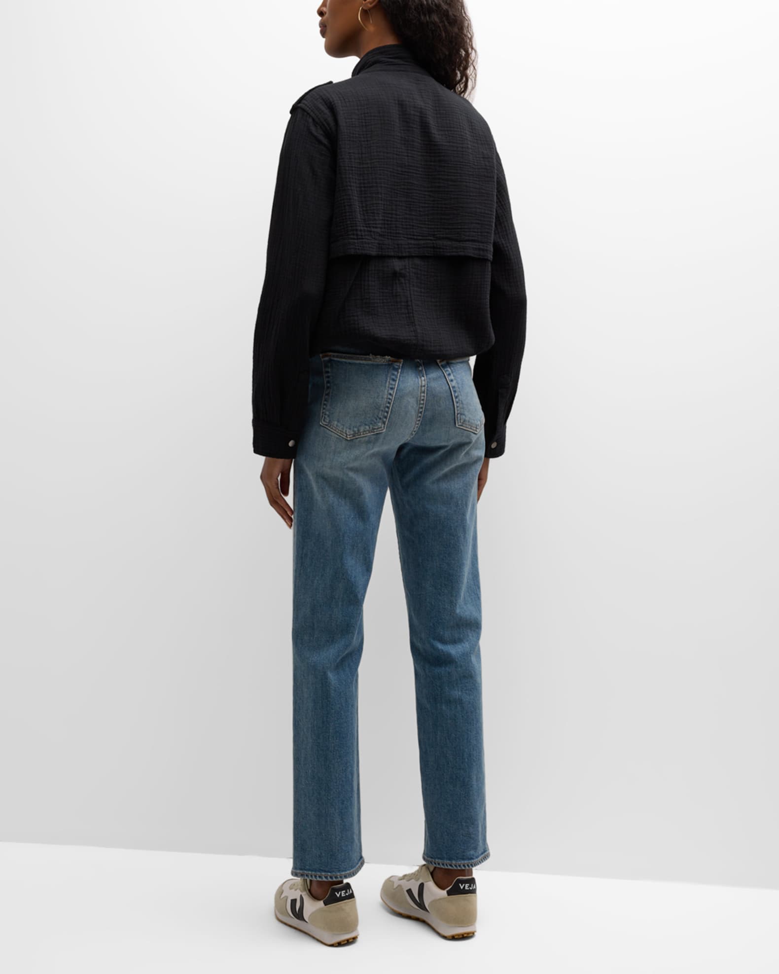 Rails Collins Gauze Jacket | Neiman Marcus