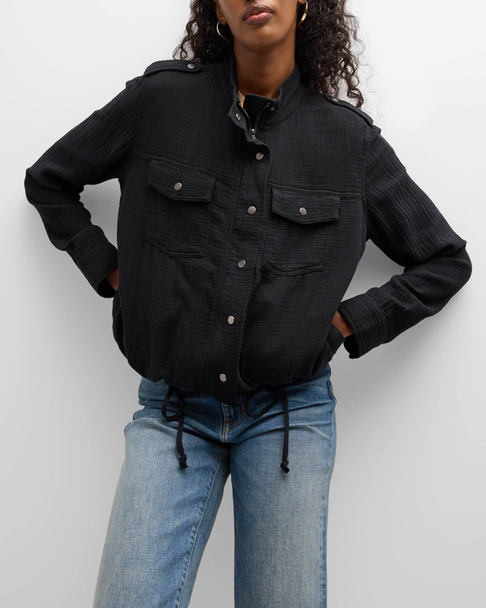 Rails Collins Gauze Jacket | Neiman Marcus