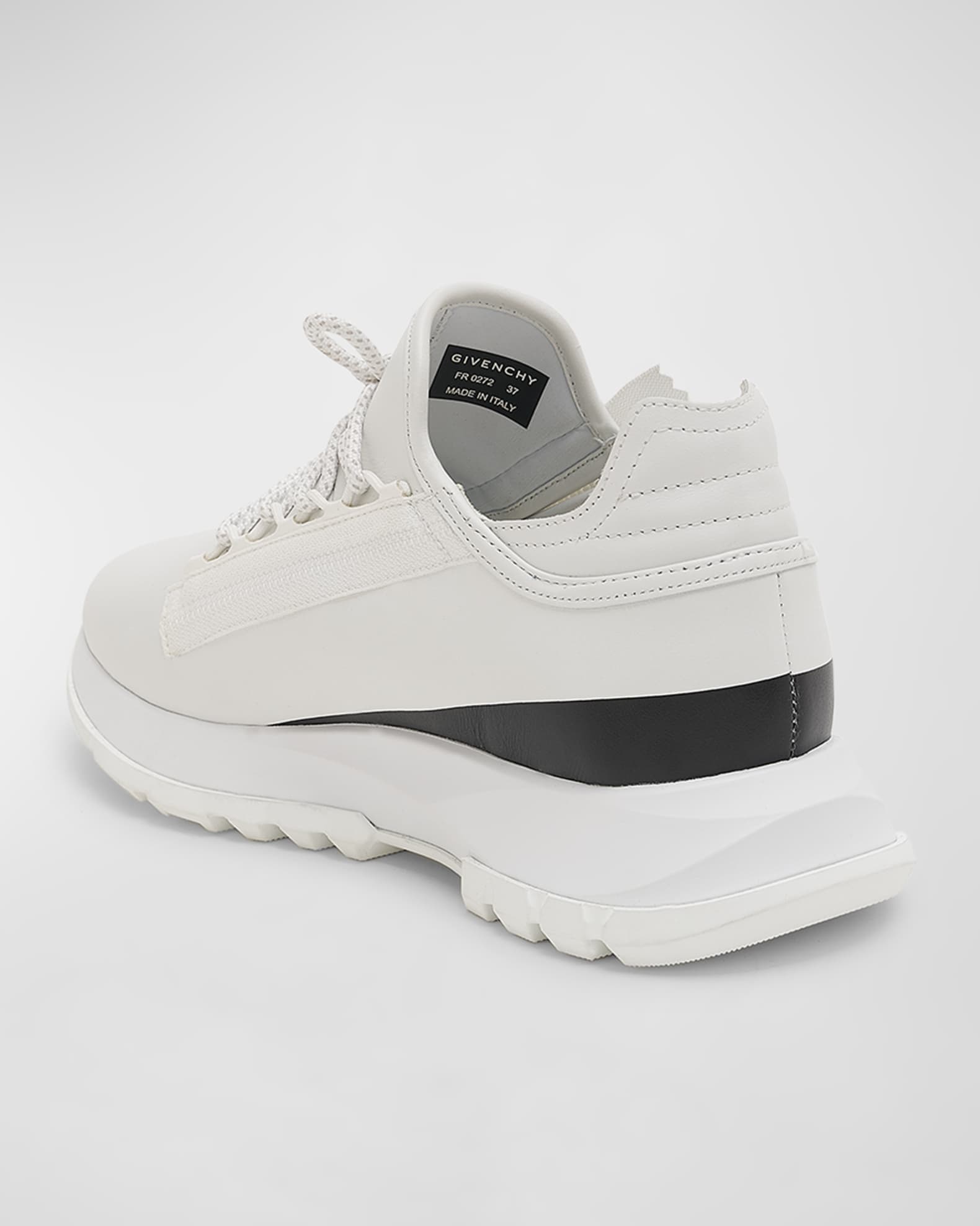 Givenchy Spectre Leather Zip Runner Sneakers | Neiman Marcus