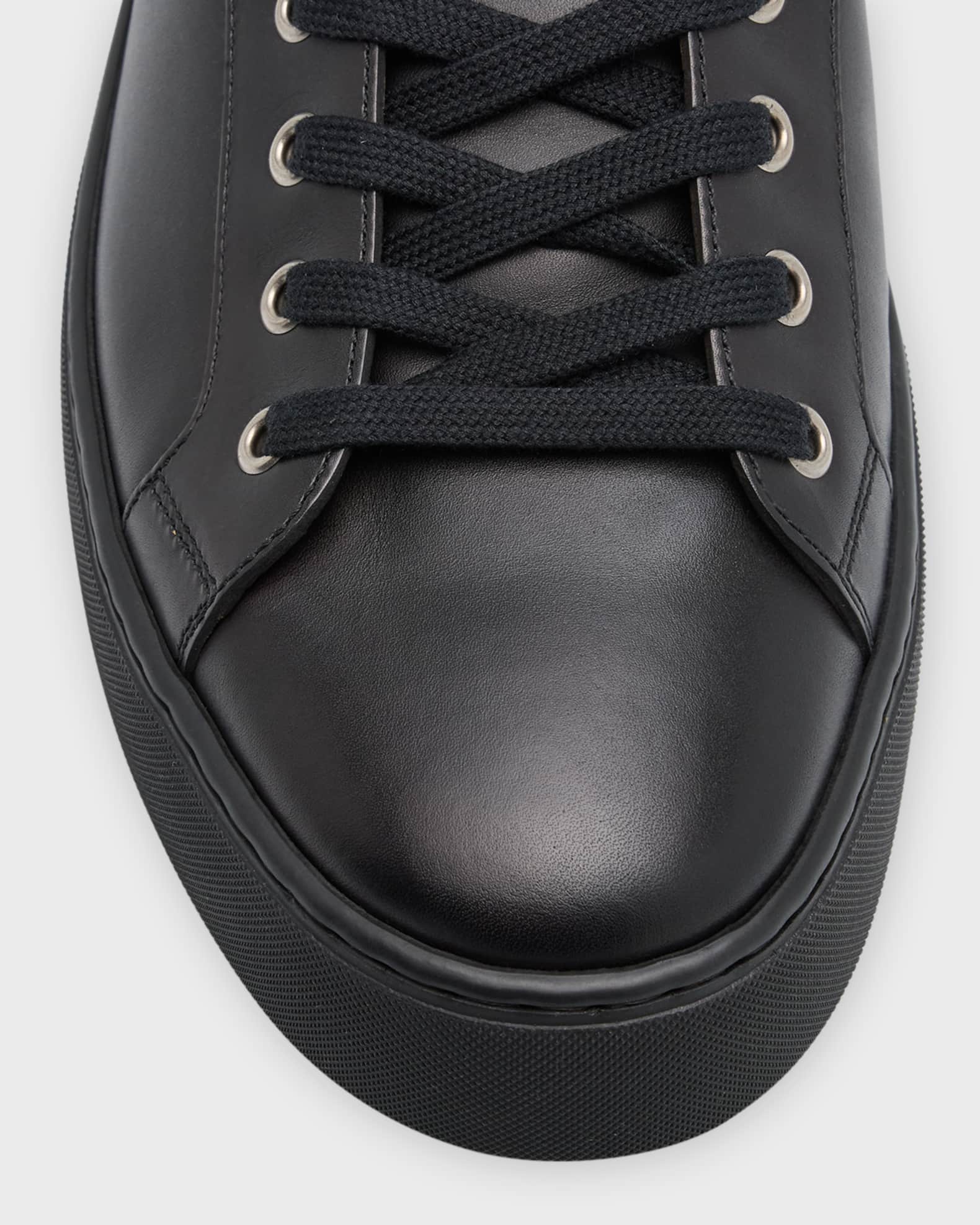 Ralph Lauren Purple Label Men's Leather Low-Top Sneakers | Neiman Marcus
