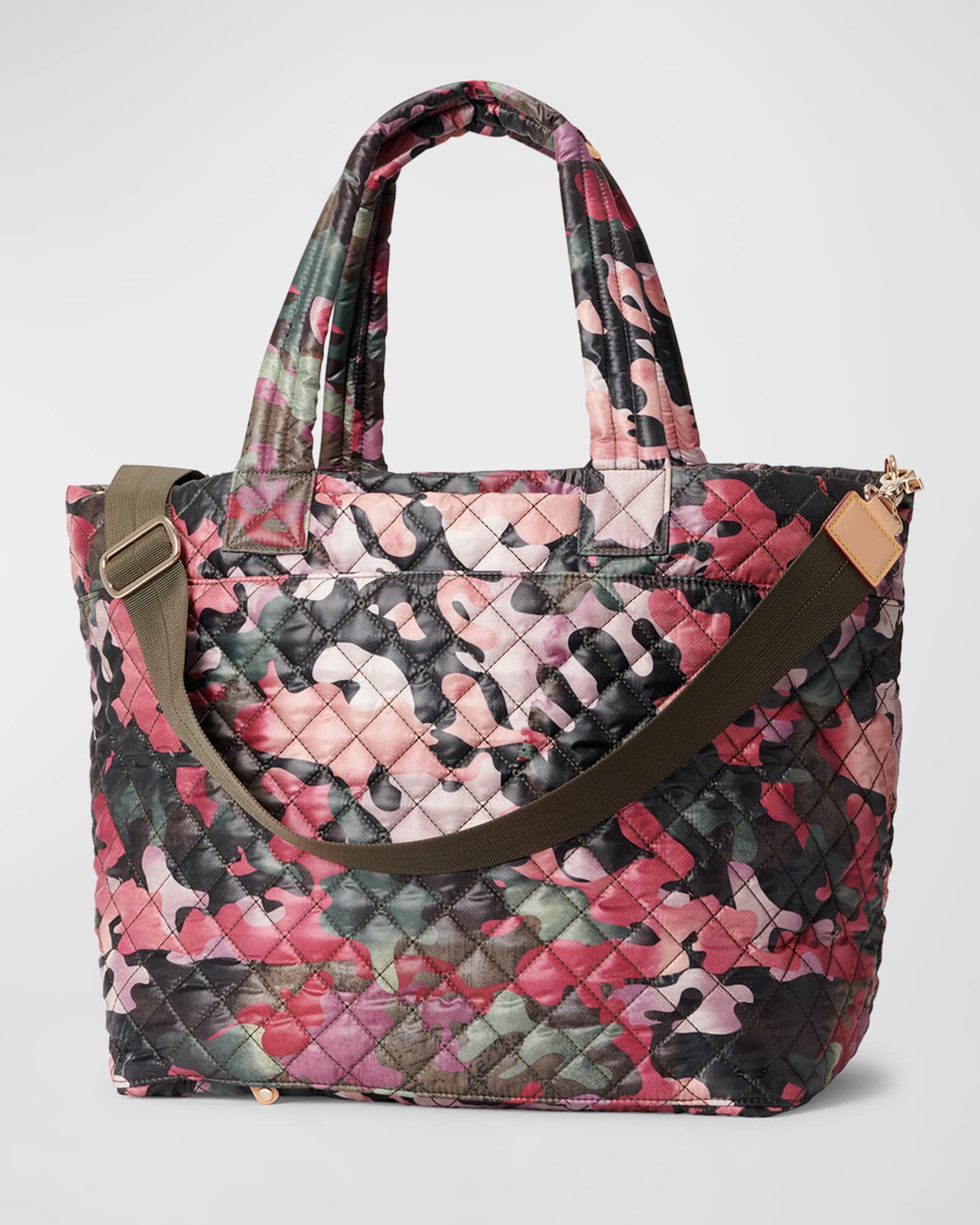 MZ WALLACE Metro Deluxe Large Camo-Print Tote Bag | Neiman Marcus