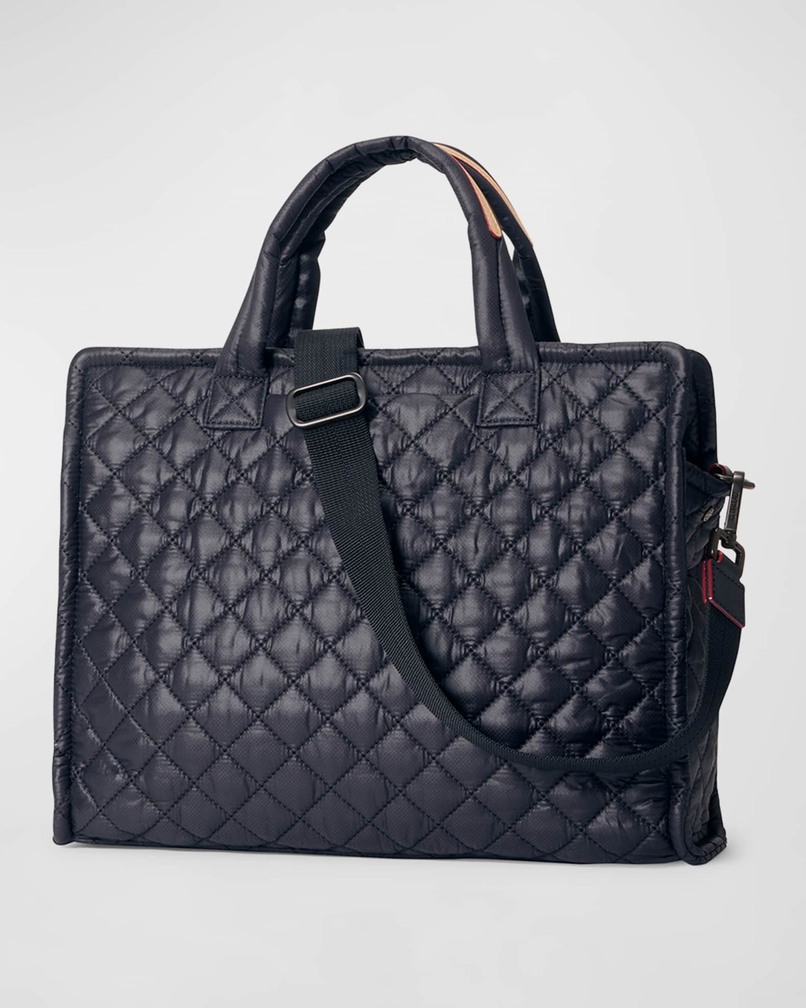 MZ WALLACE Medium Box Quilted Nylon Tote Bag | Neiman Marcus