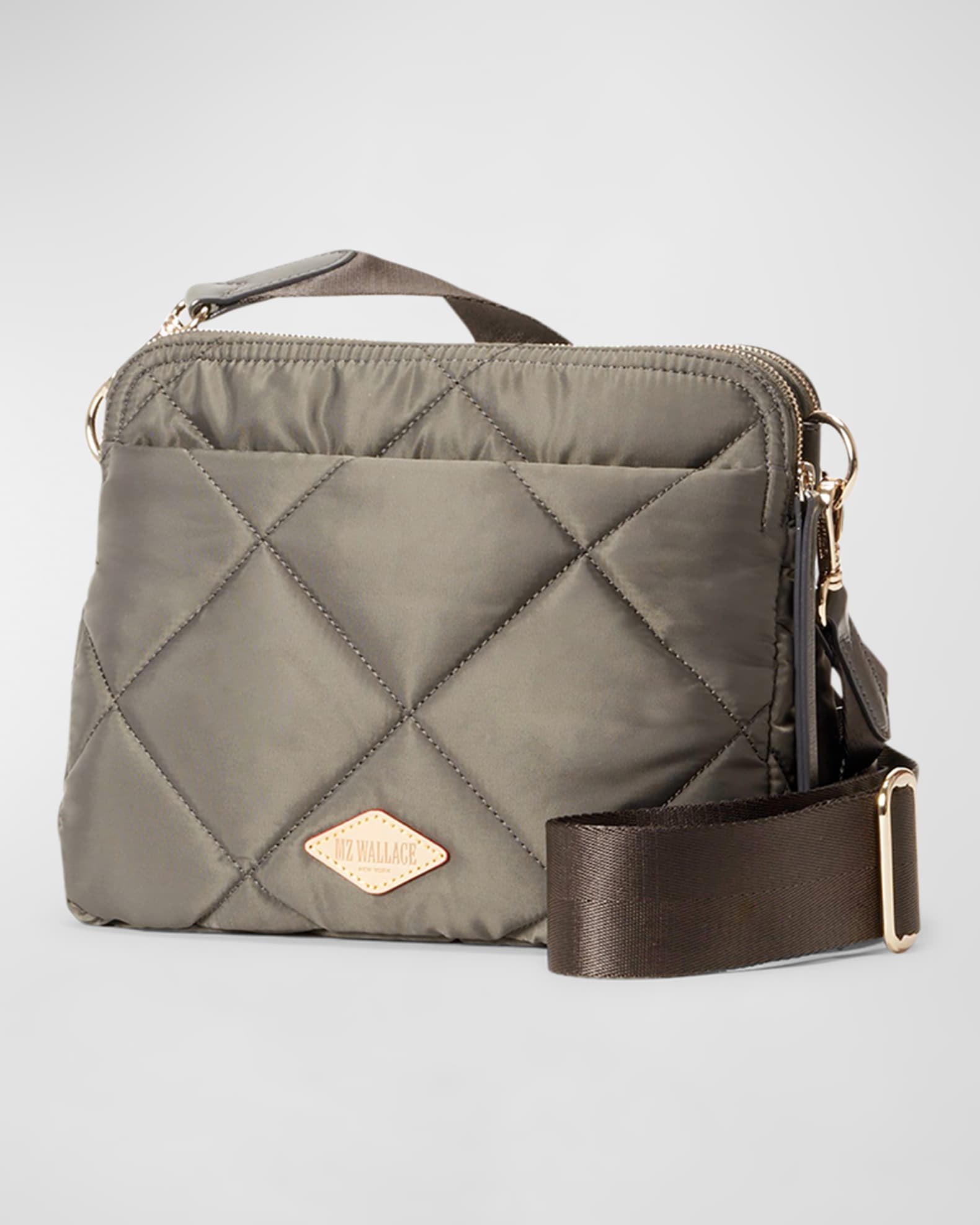 MZ WALLACE Madison Quilted Nylon Crossbody Bag | Neiman Marcus