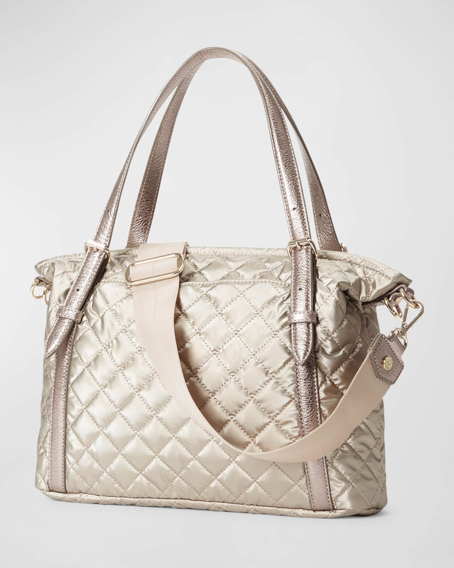 MZ WALLACE Crosby Quilted Metallic Everywhere Tote Bag | Neiman Marcus