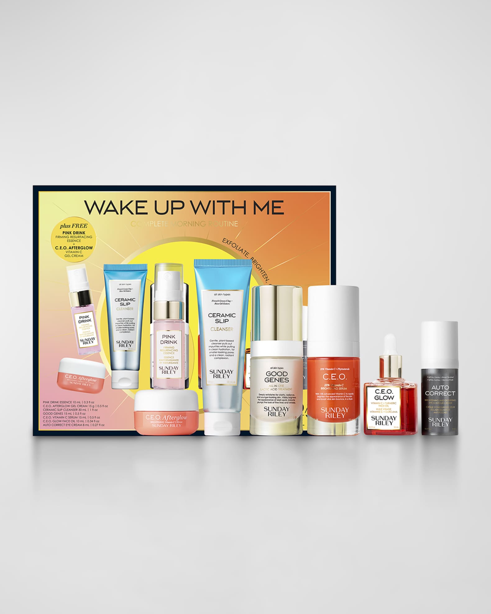 Sunday Riley Modern Skincare Wake Up With Me Complete Morning Routine ...