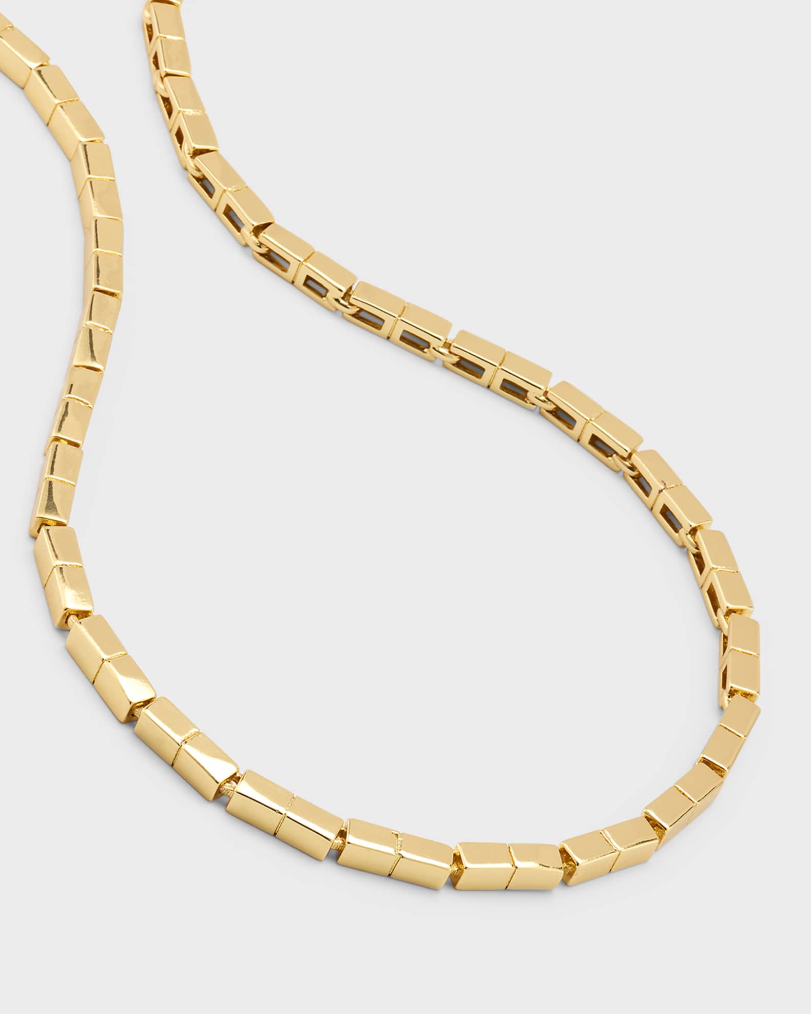 BaubleBar Josephine Square Link Necklace | Neiman Marcus