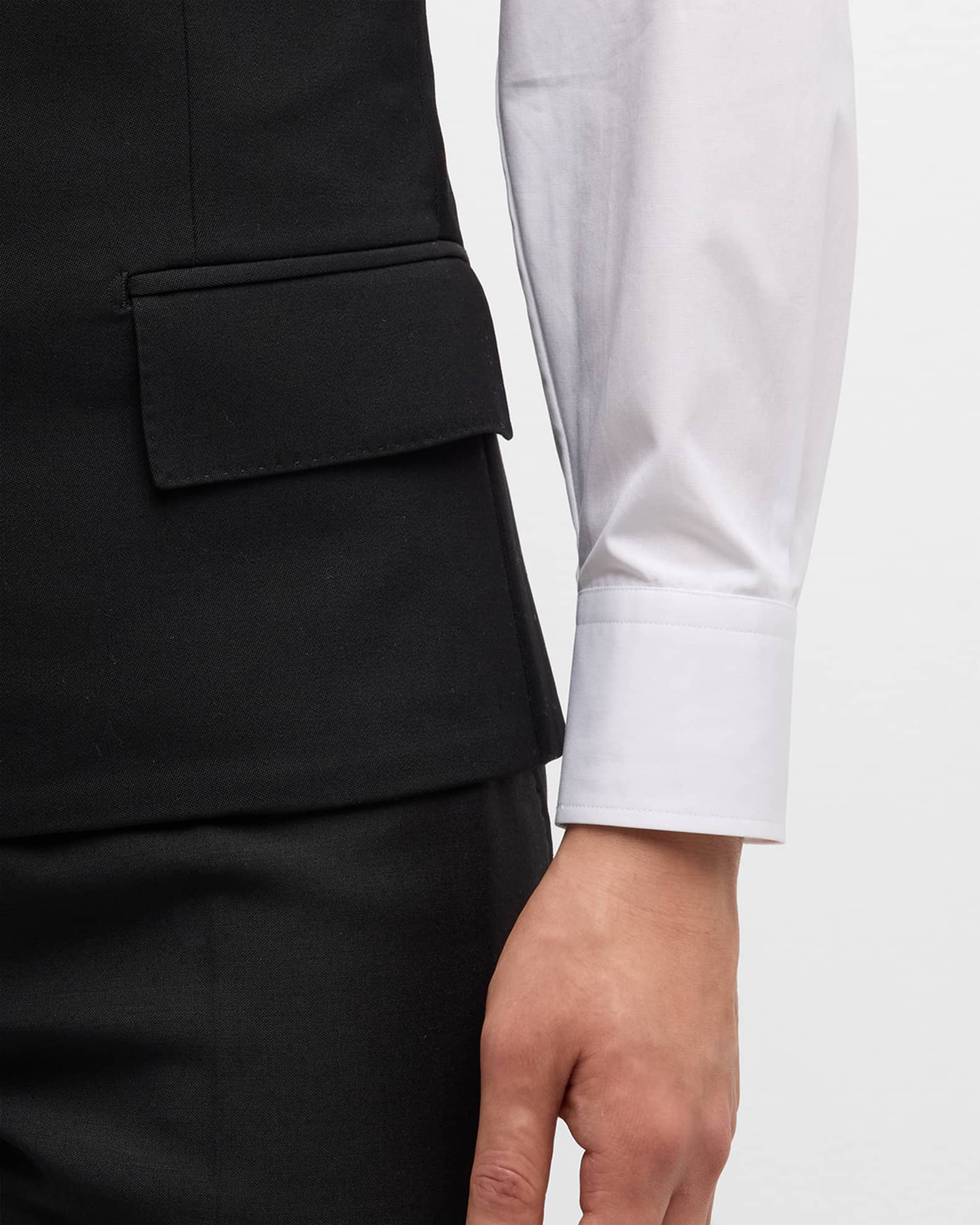 Alexander McQueen Men's Tailored Bustier Jacket | Neiman Marcus