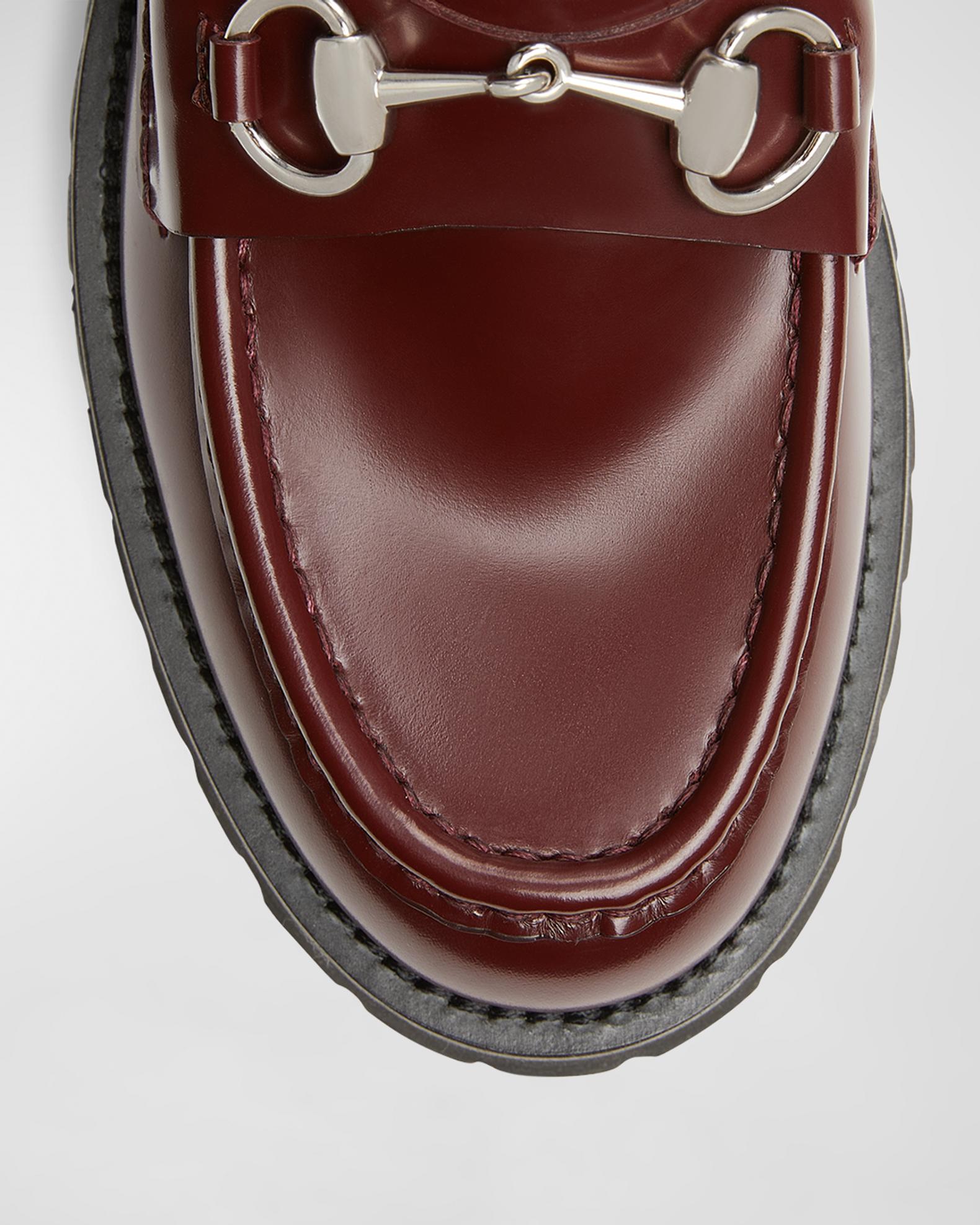 Gucci Sylke Leather Bit Loafers | Neiman Marcus