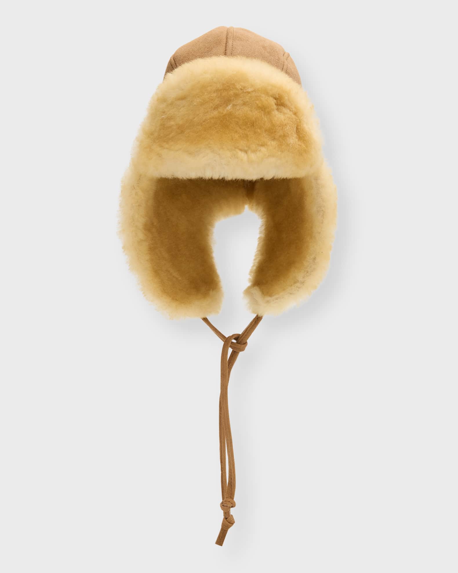 Crown Cap Men's Double-Faced Shearling Aviator Hat | Neiman Marcus