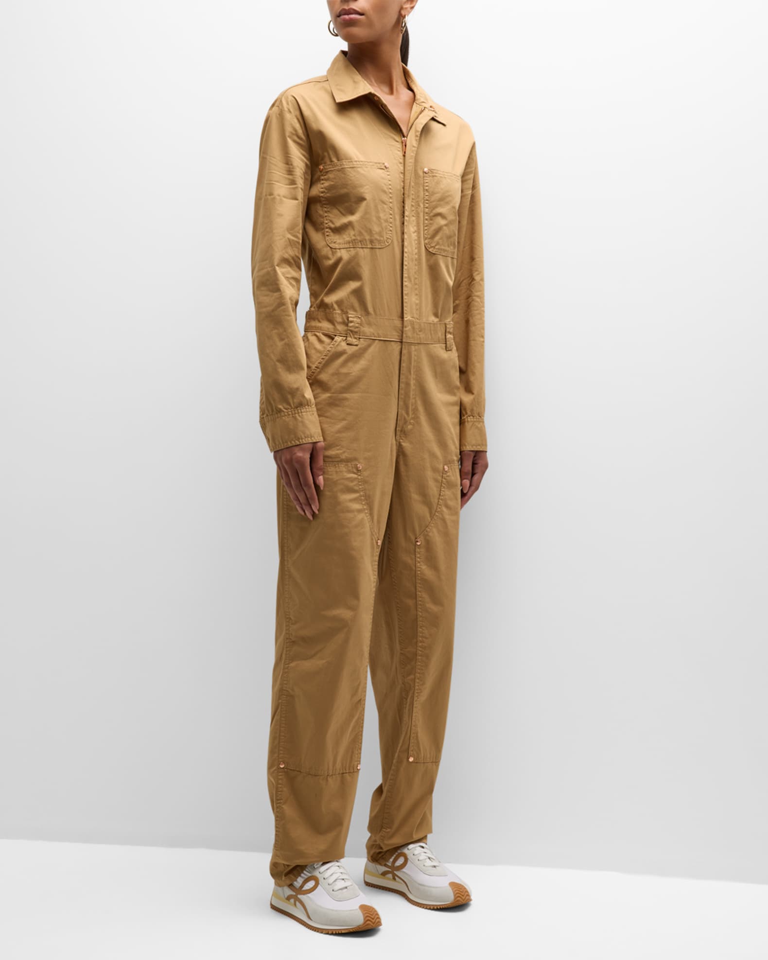 PISTOLA Abigail Straight-Leg Utility Jumpsuit | Neiman Marcus