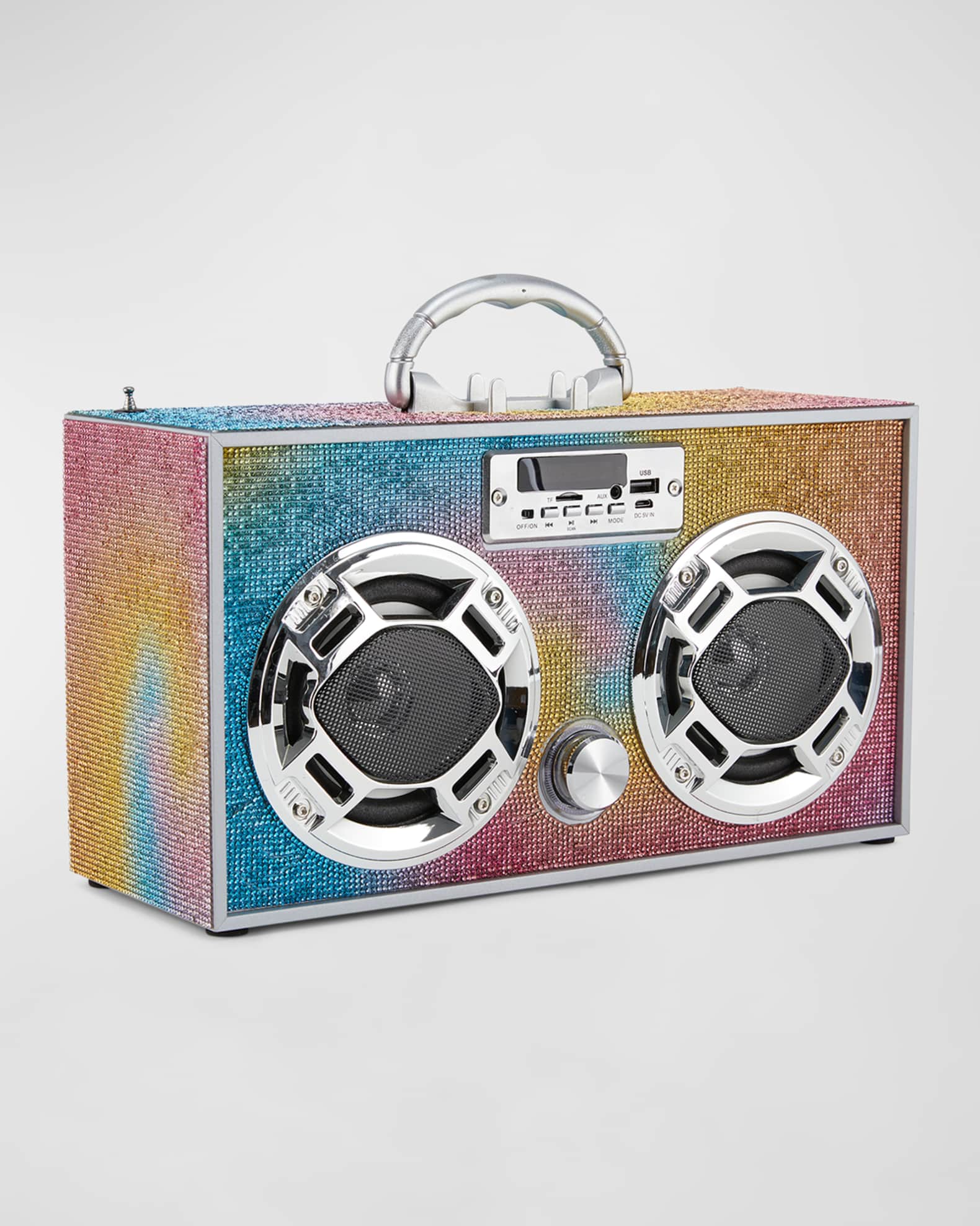 Wireless Express Bluetooth Swirl Bling Couture Boombox | Neiman Marcus