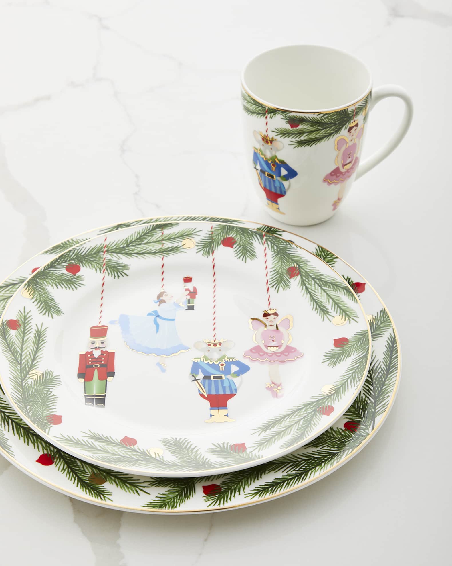 Neiman Marcus Nutcracker Salad/Dessert Plates, Set of 4 | Neiman Marcus