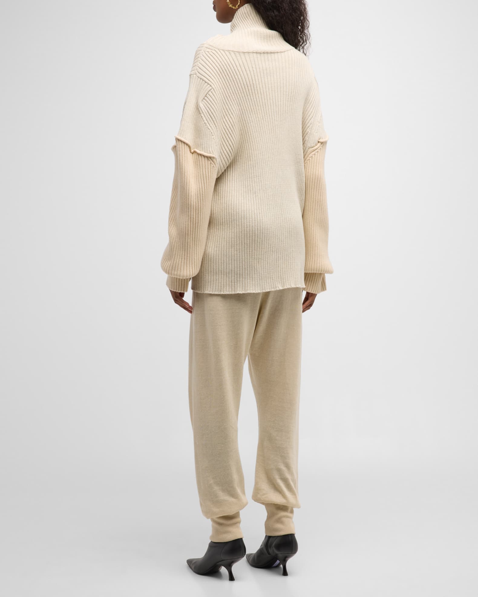 THE ROW Dua Colorblock Cashmere Sweater | Neiman Marcus