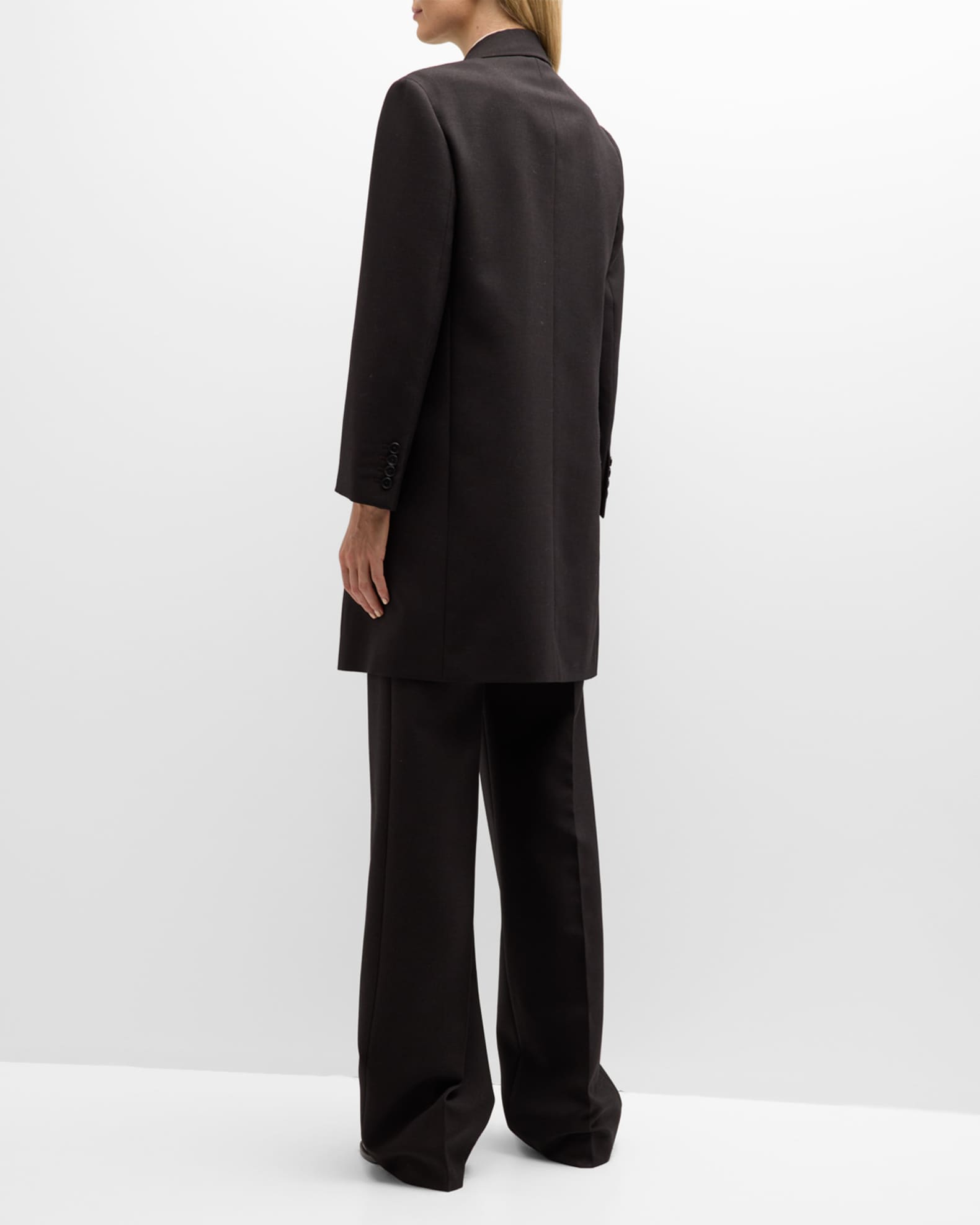 THE ROW Paride Double-Breasted Blazer Jacket | Neiman Marcus