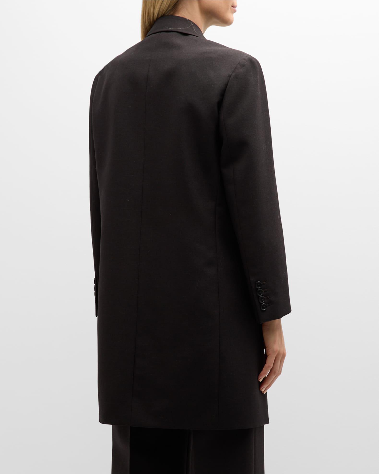 THE ROW Paride Double-Breasted Blazer Jacket | Neiman Marcus