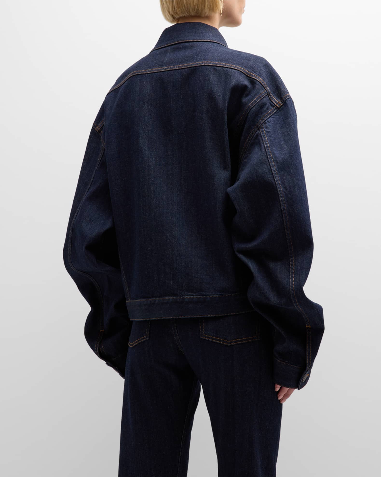 THE ROW Ness Denim Jacket | Neiman Marcus