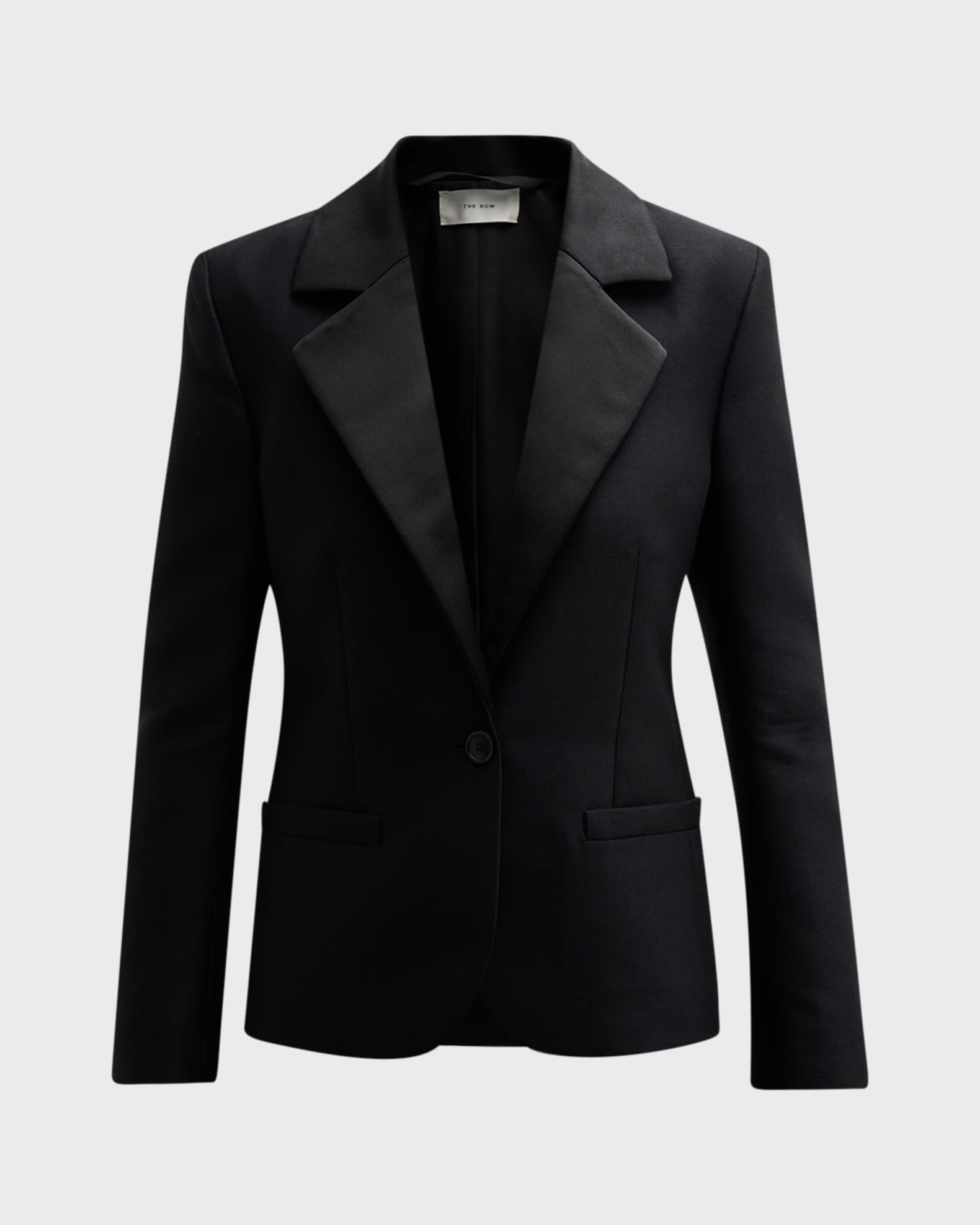 THE ROW Dru Tailored Wool Blazer Jacket | Neiman Marcus