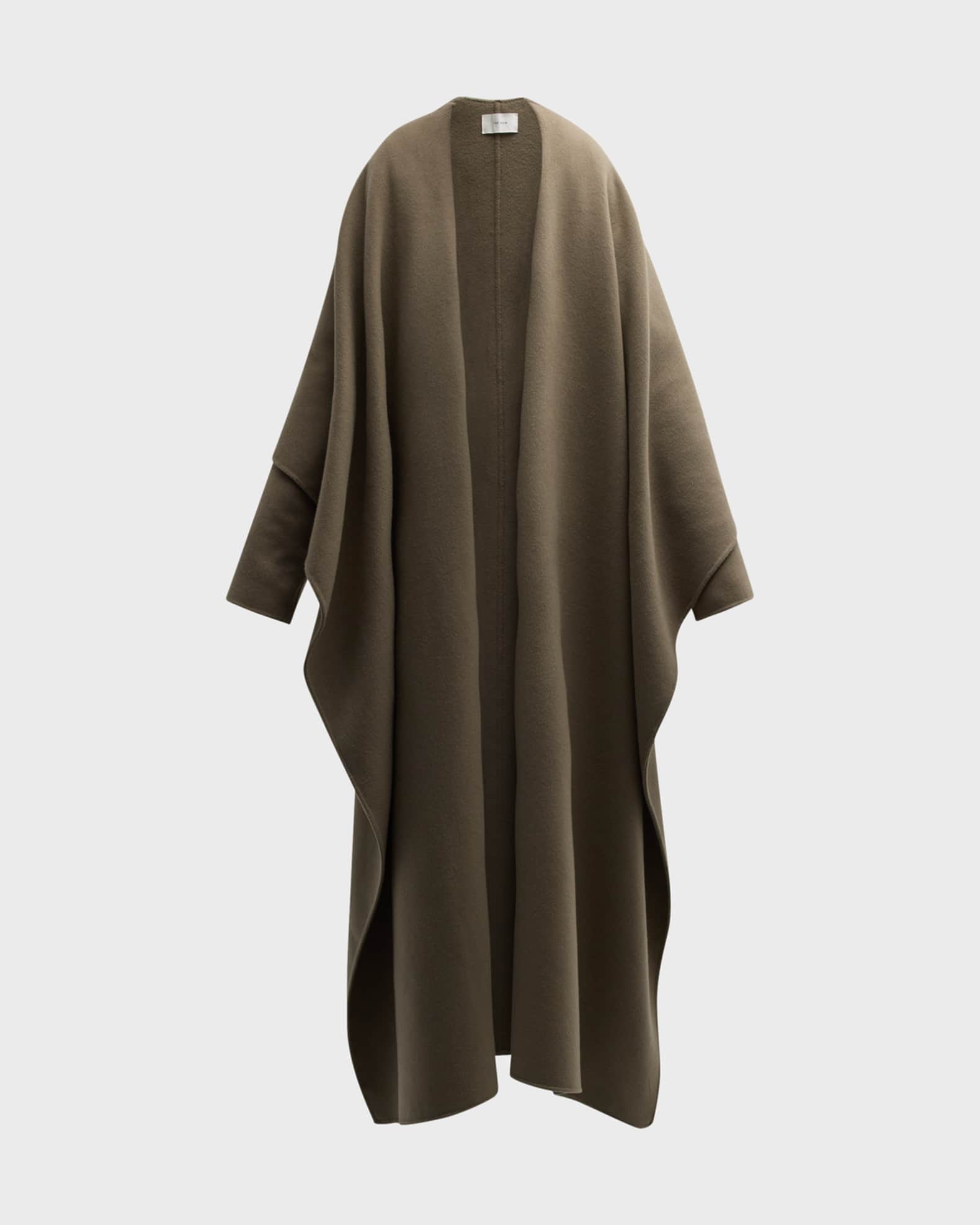 THE ROW Adia Cashmere Cape Overcoat | Neiman Marcus