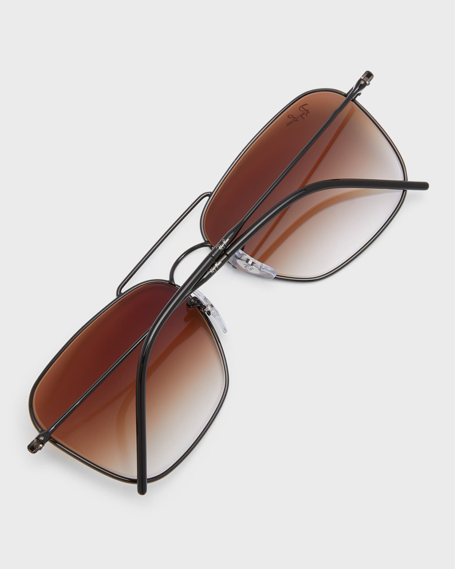 Ray-Ban Men's Caravan Reverse Metal Square Sunglasses, 58MM | Neiman Marcus