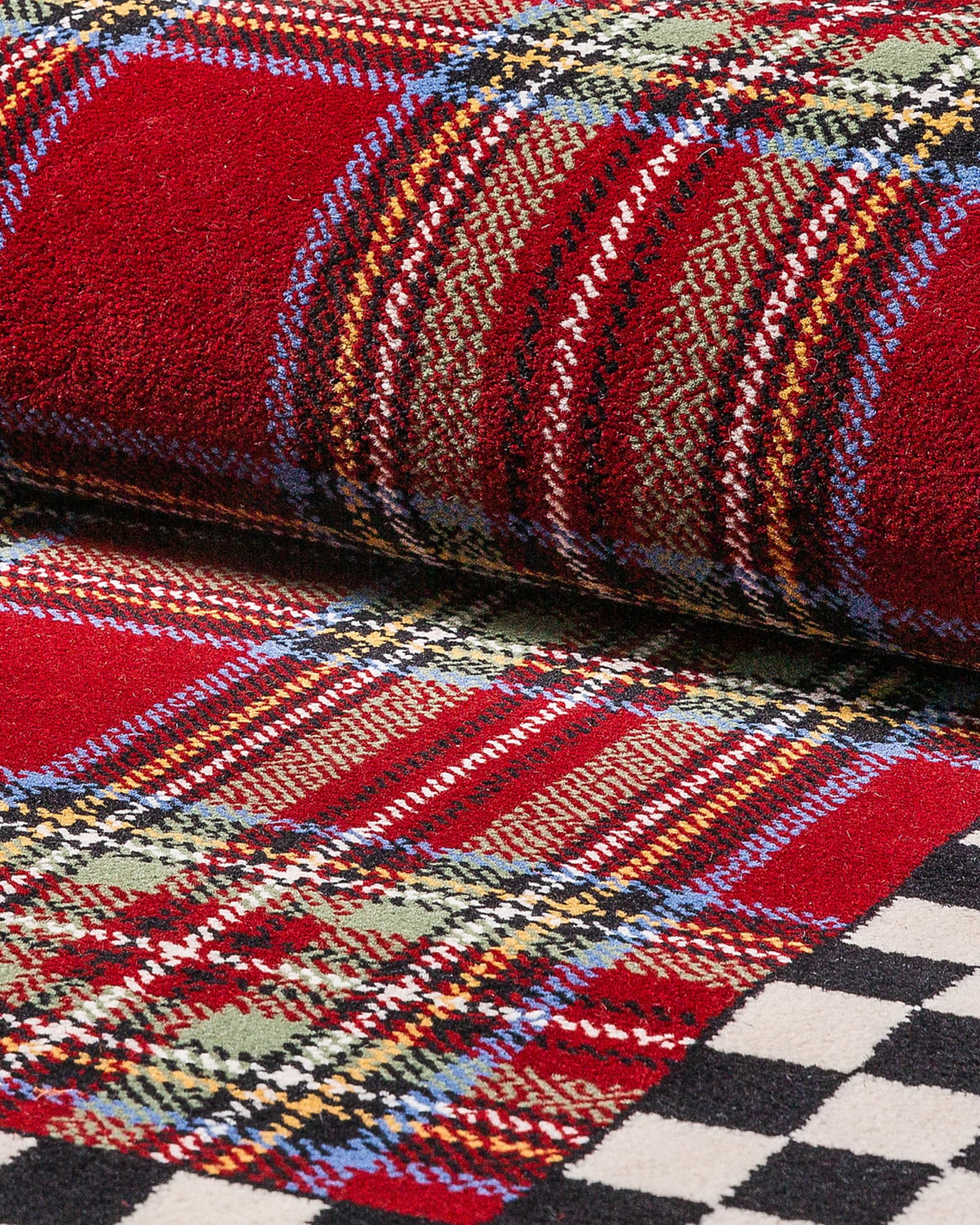 MacKenzie-Childs Stewart Tartan Rug, 5' x 8' | Neiman Marcus