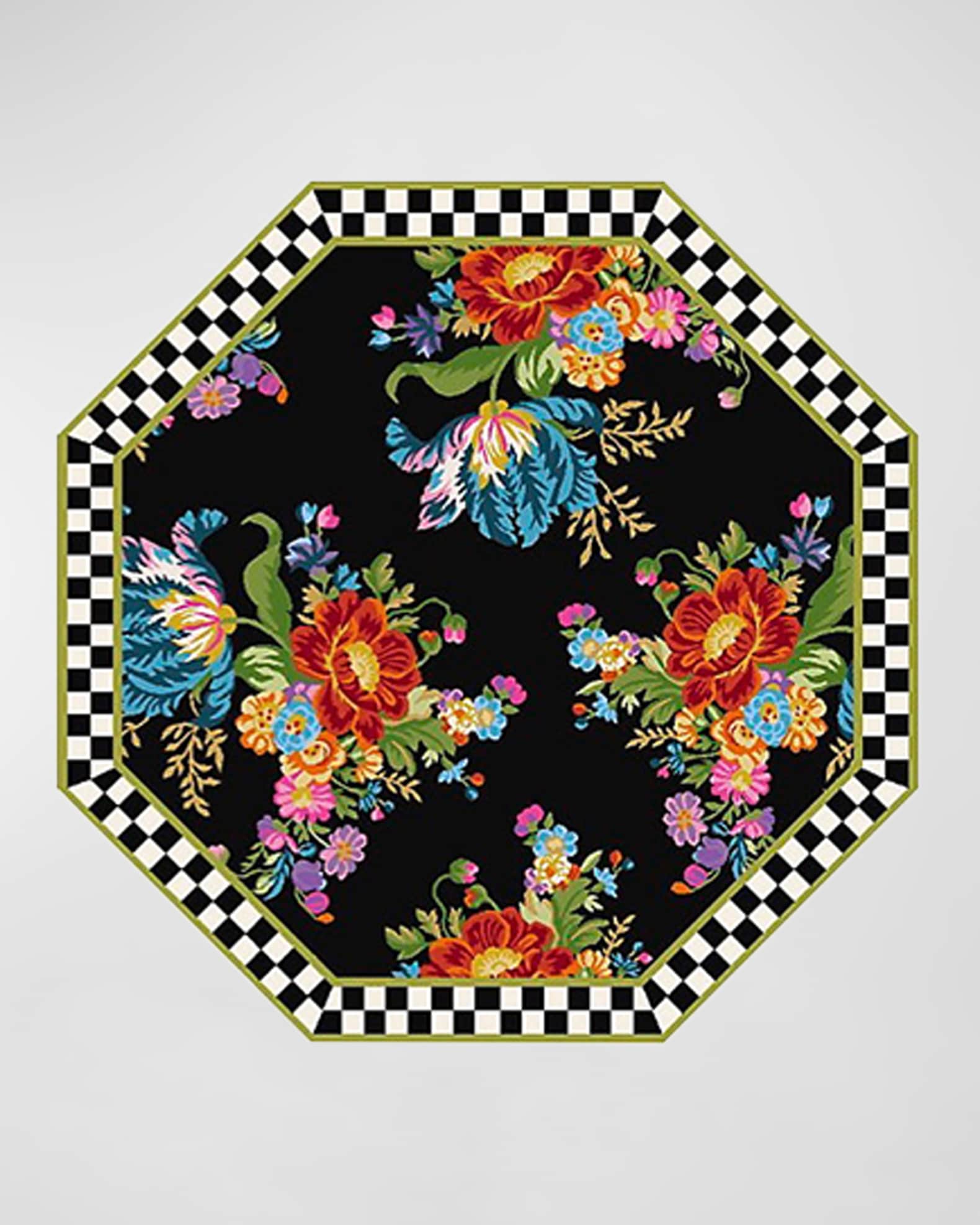 MacKenzie-Childs Flower Market Rug, 6' Octagon | Neiman Marcus