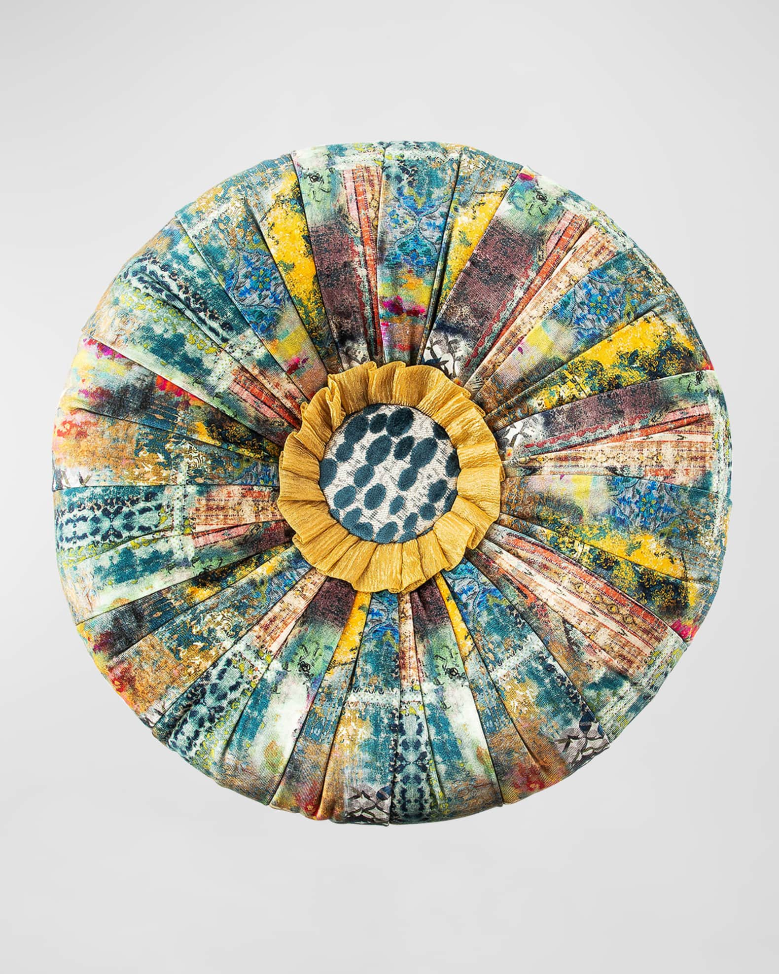 MacKenzie-Childs Mosaic Tuffet | Neiman Marcus