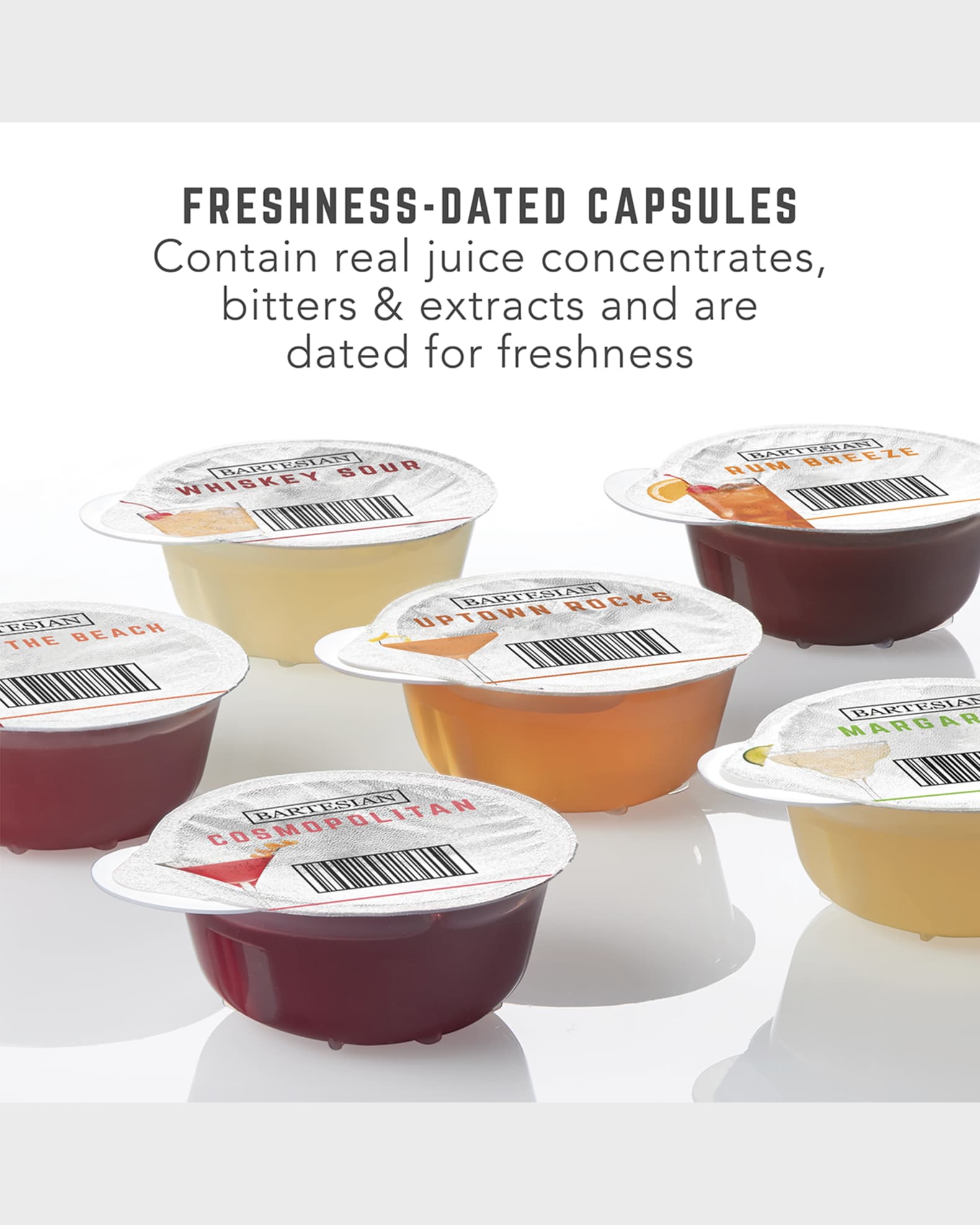 Bartesian Cocktail Mixer Capsules Variety Pack, Set of 6 | Neiman Marcus