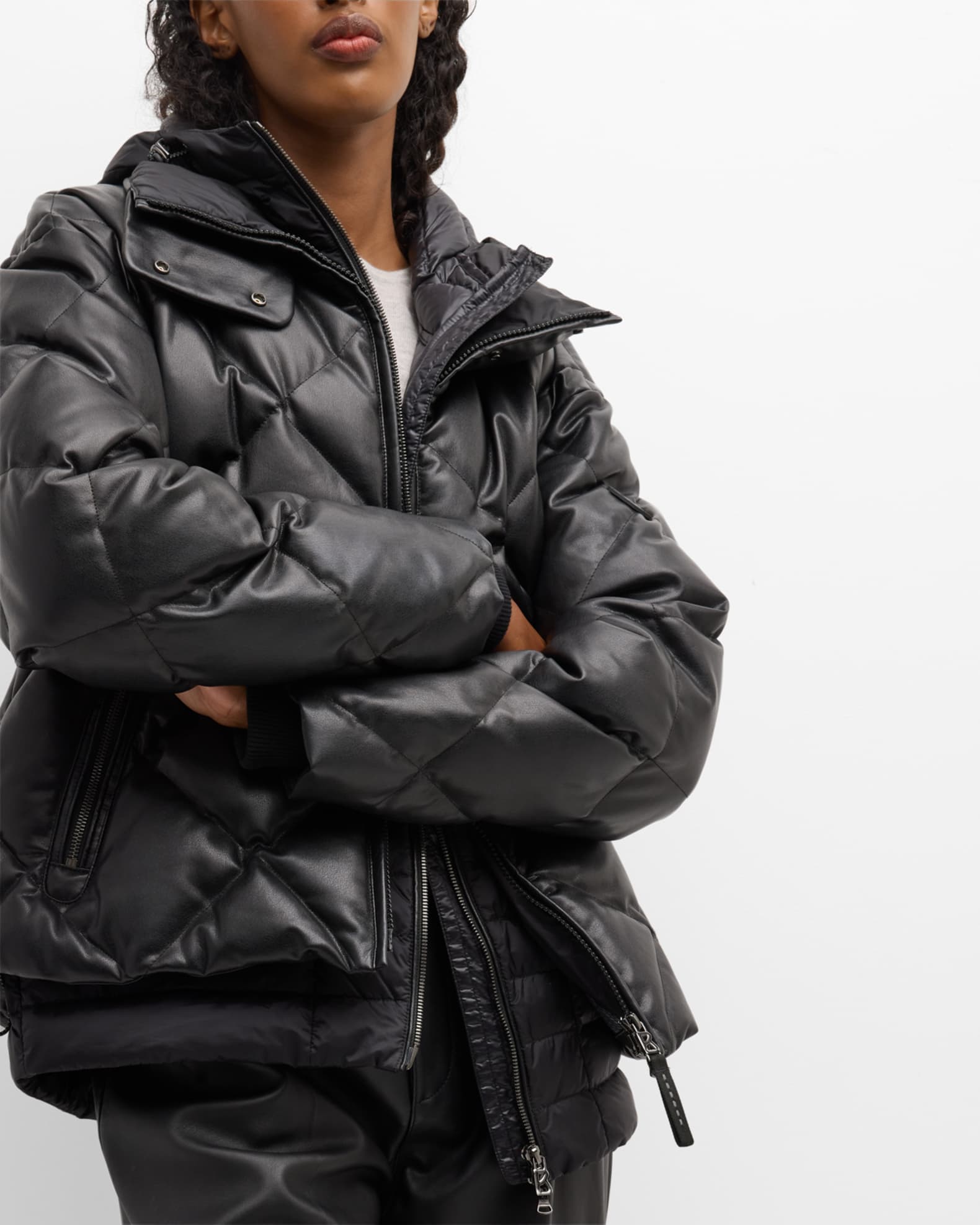 Bogner Lissi Quilted Puffer Jacket with Insert | Neiman Marcus