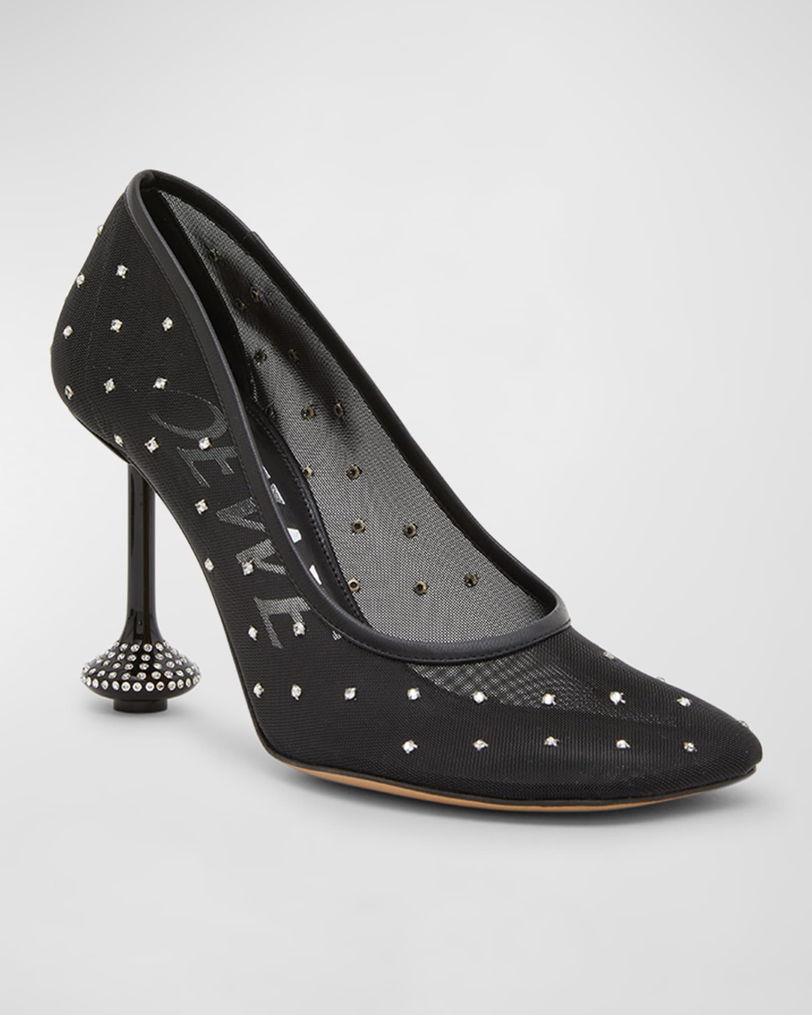 Loewe Toy Crystal Mesh Pumps | Neiman Marcus