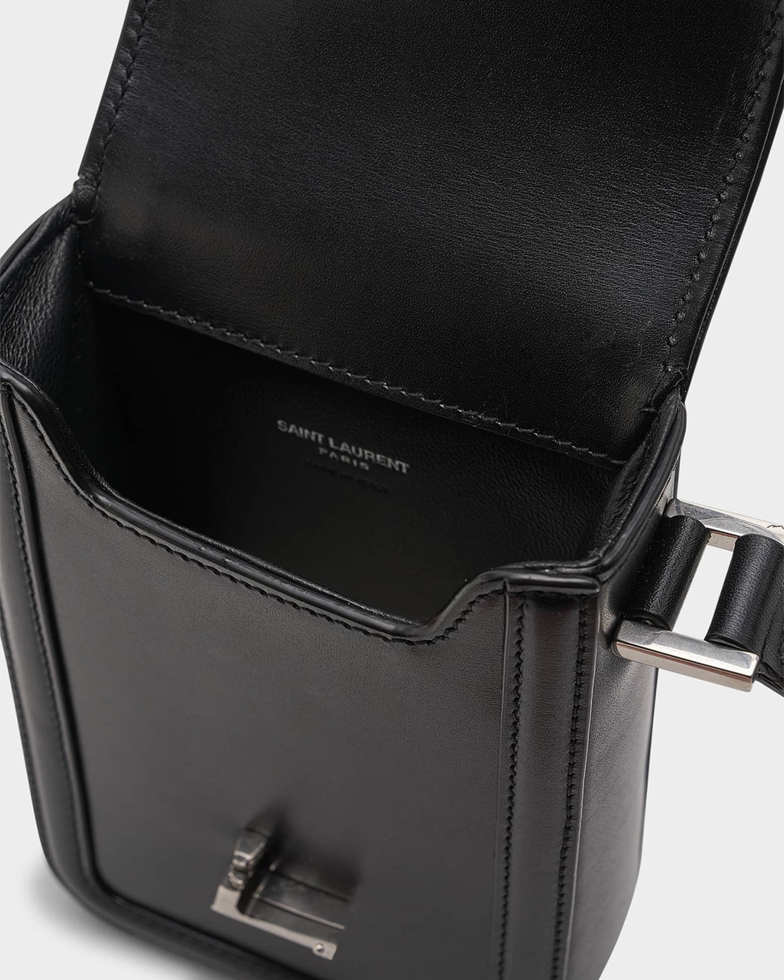 Saint Laurent Men's YSL Solferino Phone Case Bag | Neiman Marcus