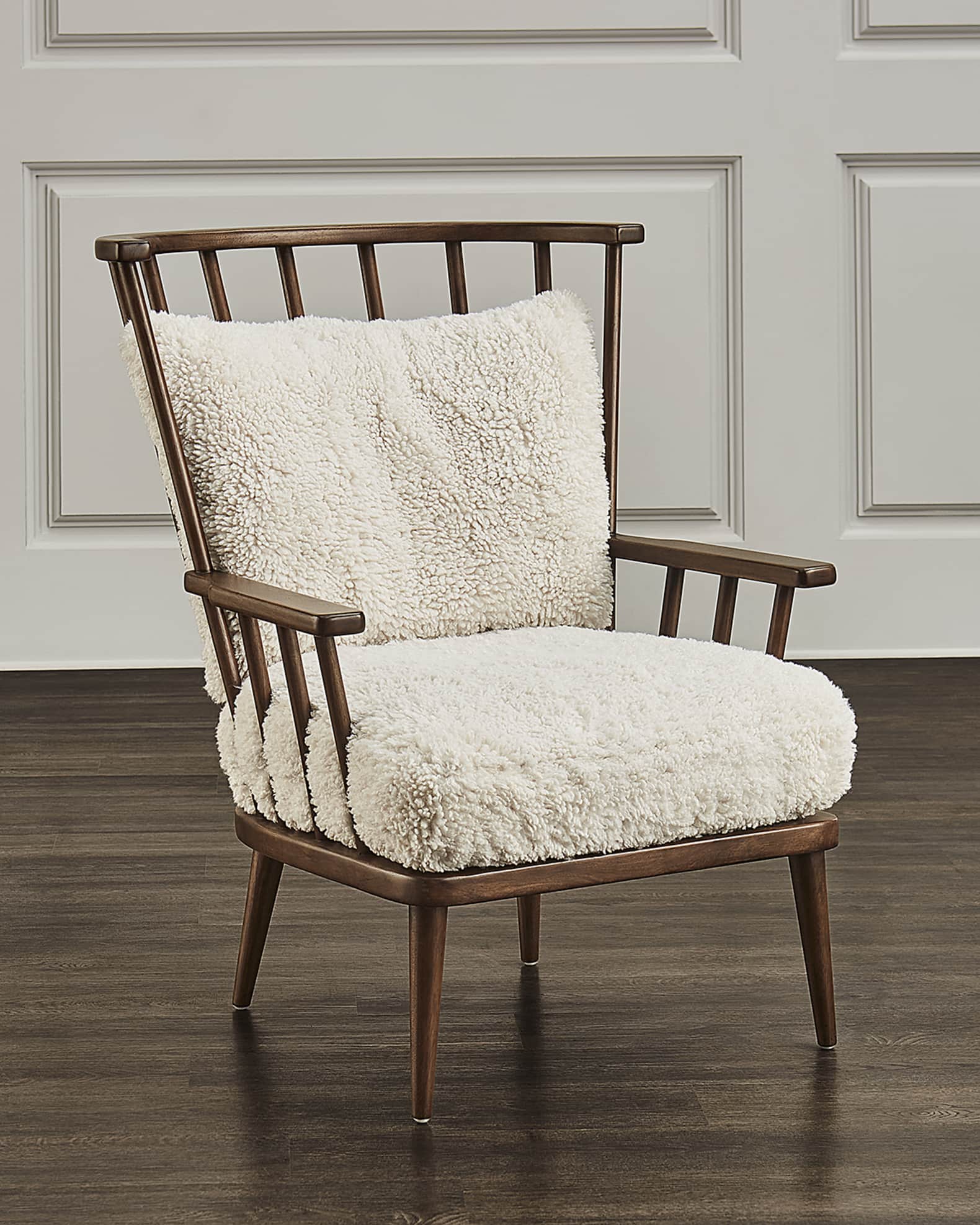 Four Hands Graham Faux Shearling Chair | Neiman Marcus