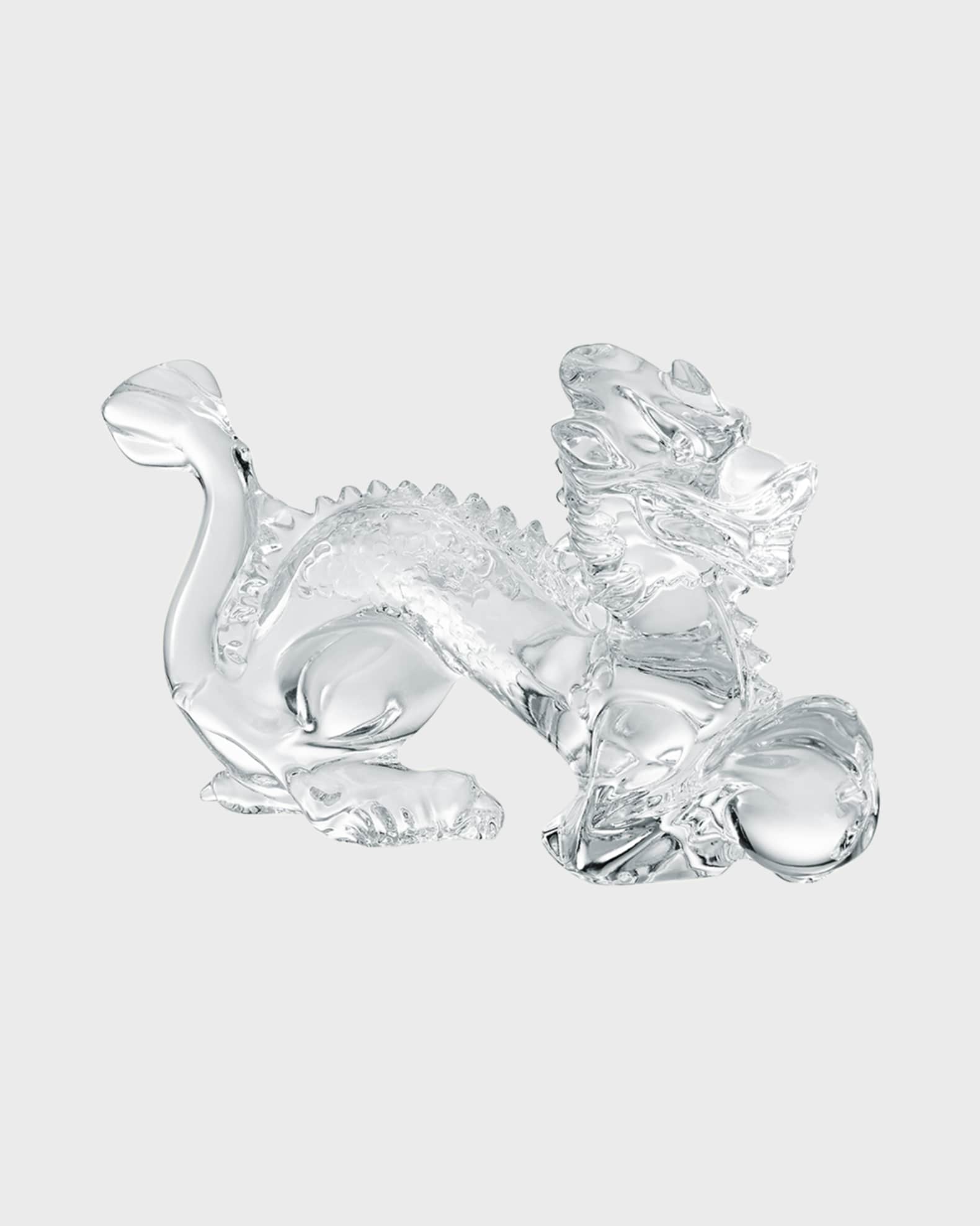 Baccarat Clear Dragon Figurine | Neiman Marcus