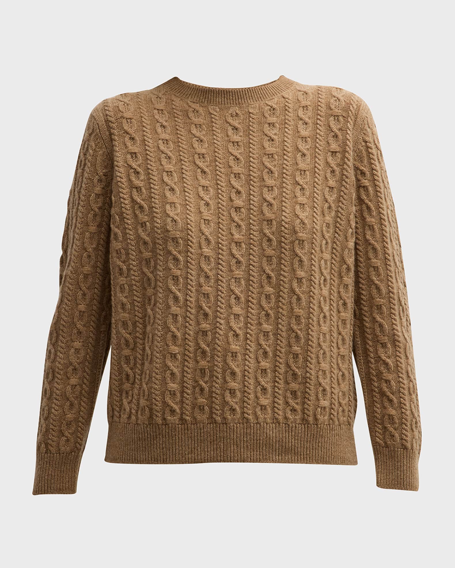 Lafayette 148 New York Cashmere Cable-Knit Sweater | Neiman Marcus