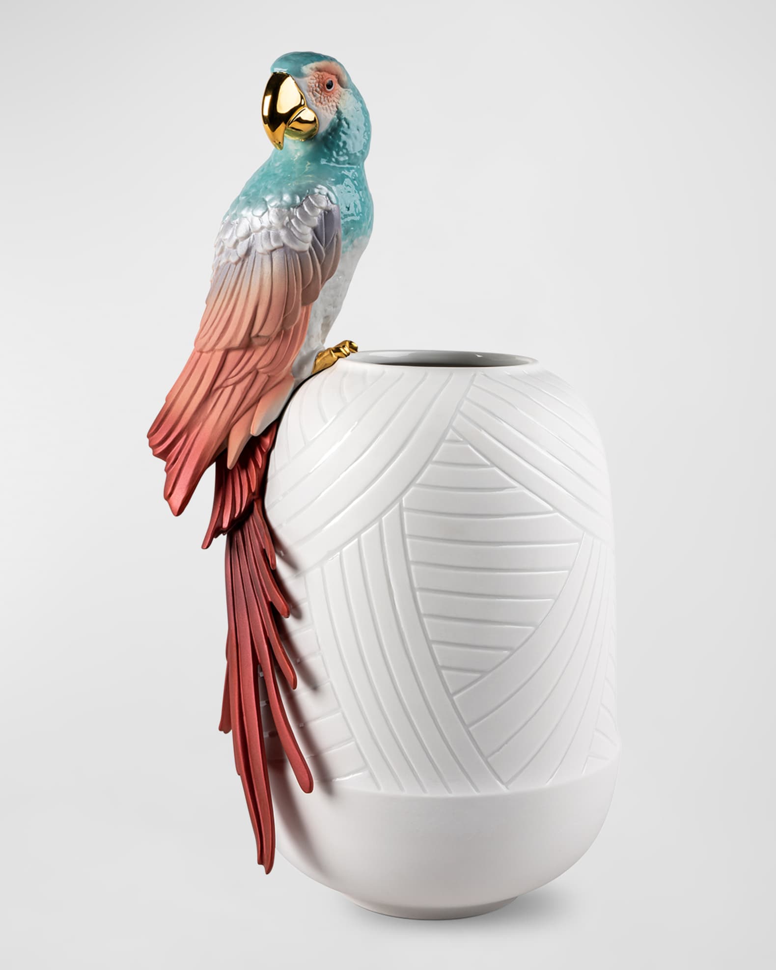 Lladro Macaw Bird Vase | Neiman Marcus