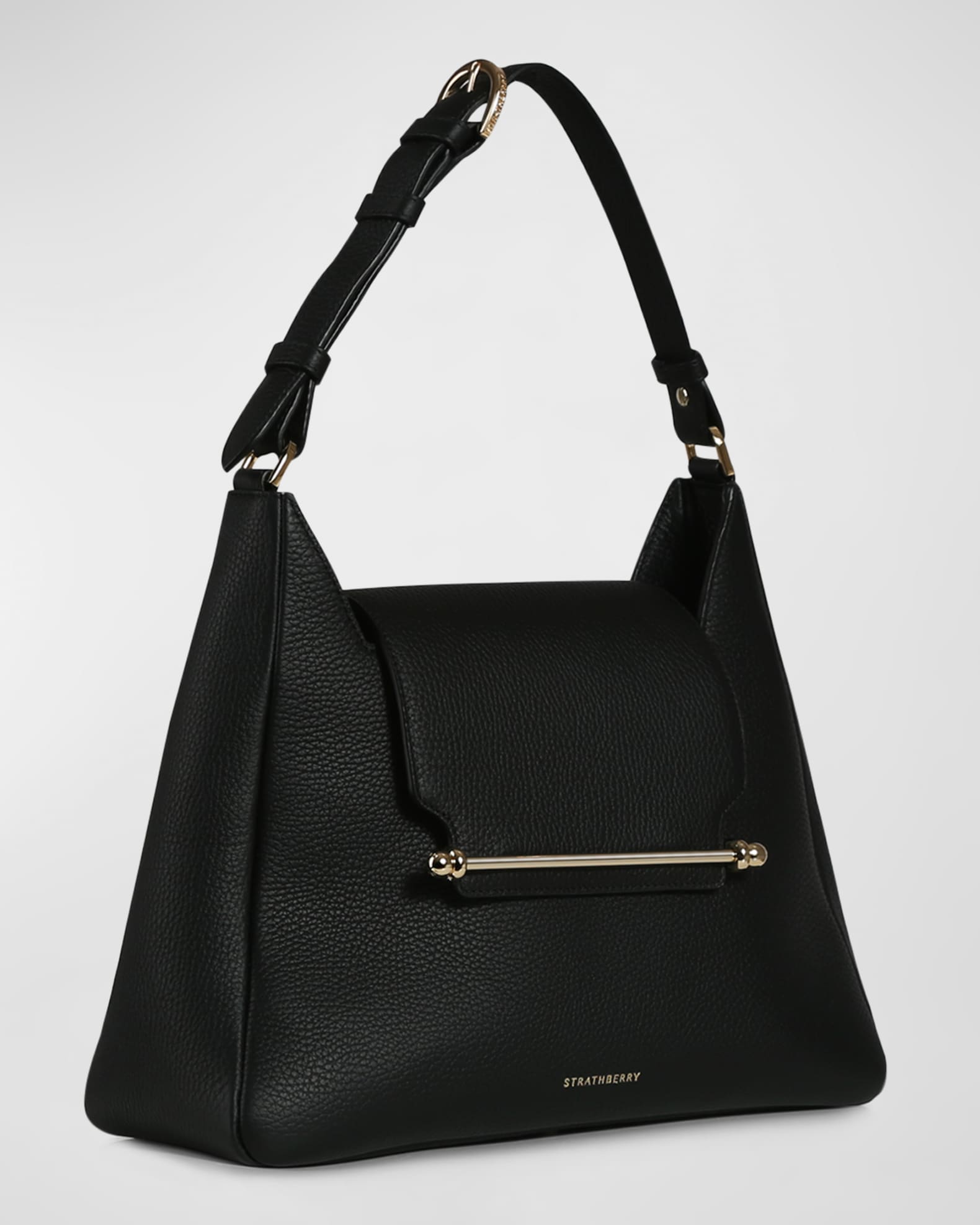 STRATHBERRY Multrees Hobo Leather Shoulder Bag | Neiman Marcus