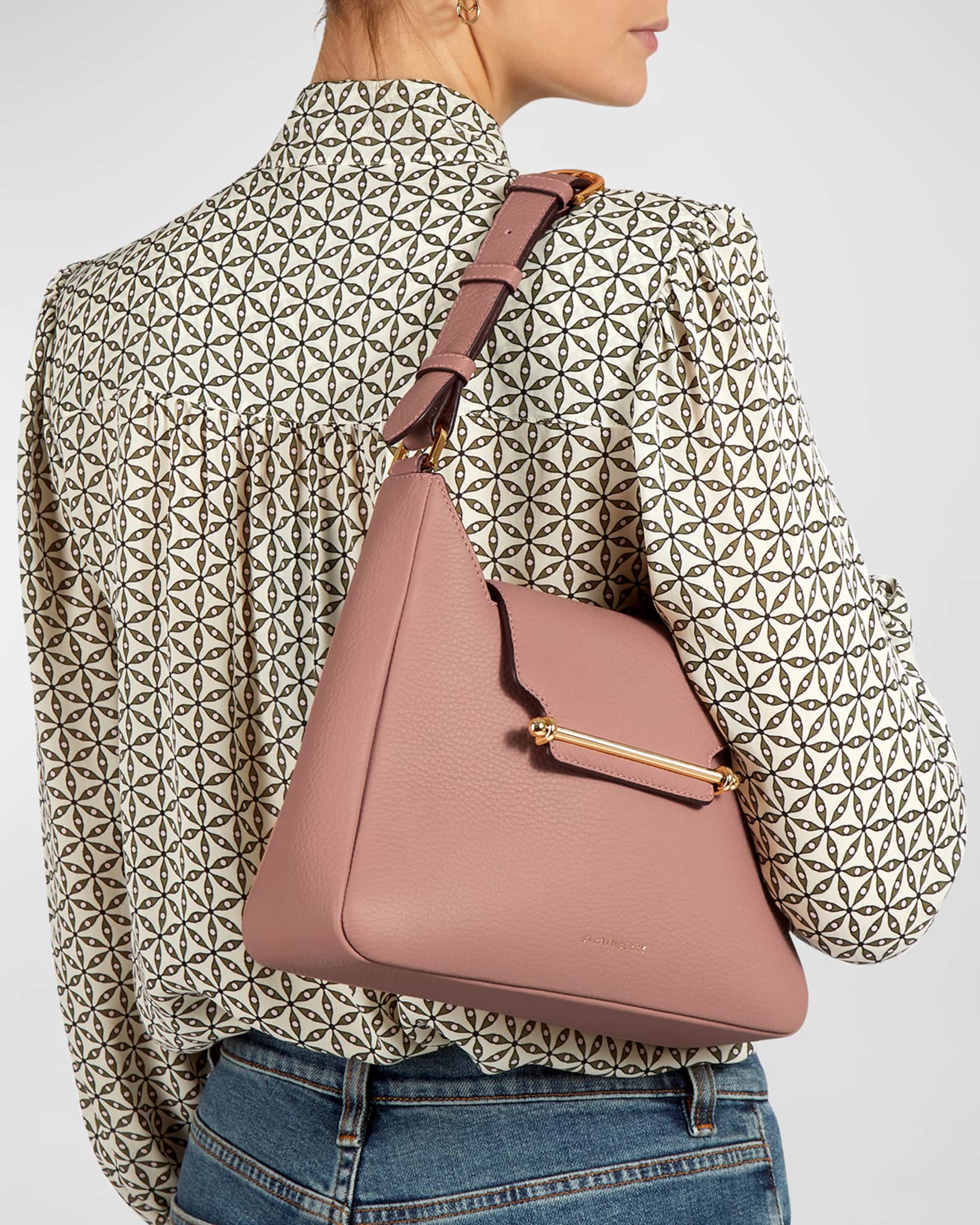 STRATHBERRY Multrees Leather Hobo bAG | Neiman Marcus