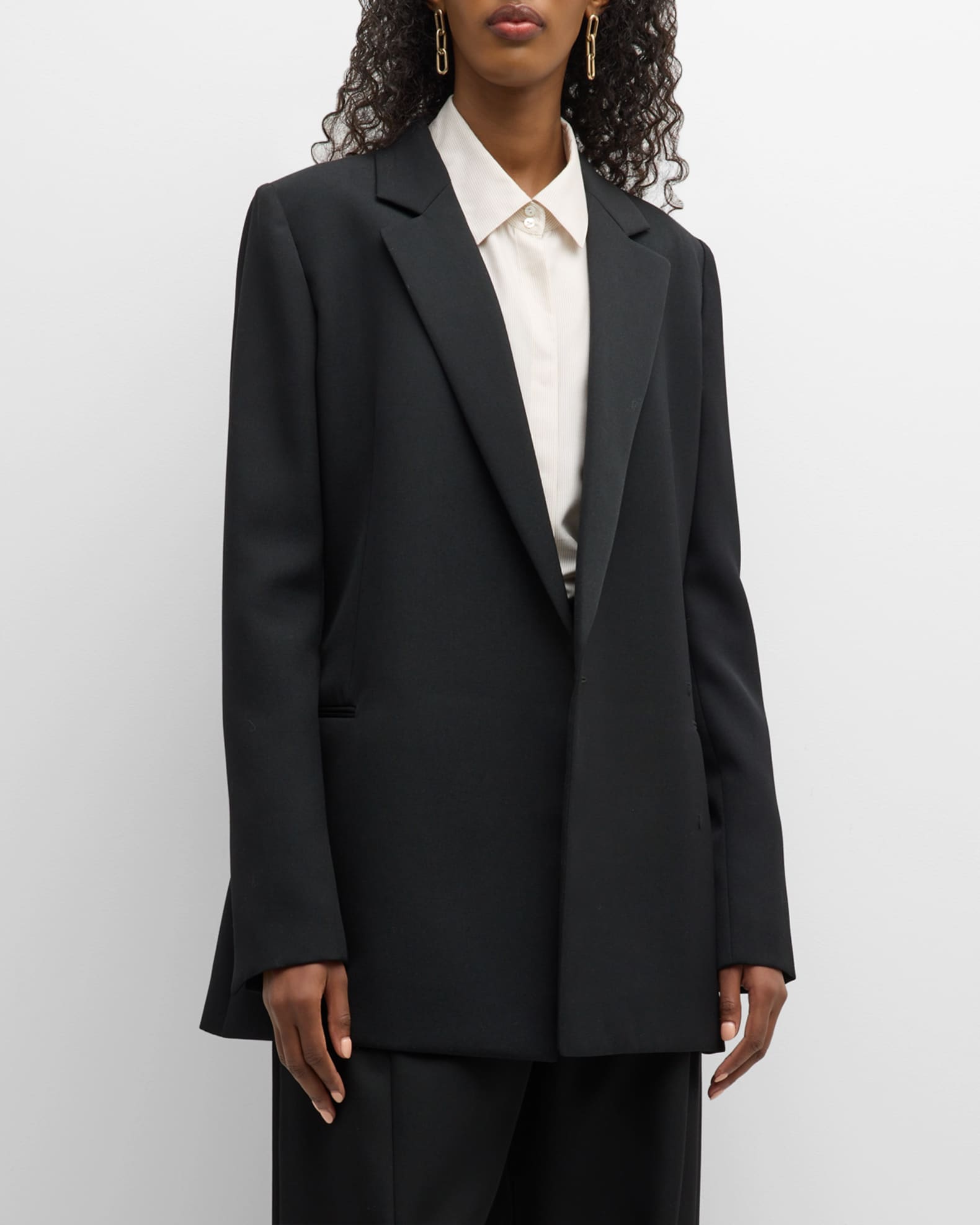 THE ROW Lawrence Wool Blazer Jacket | Neiman Marcus