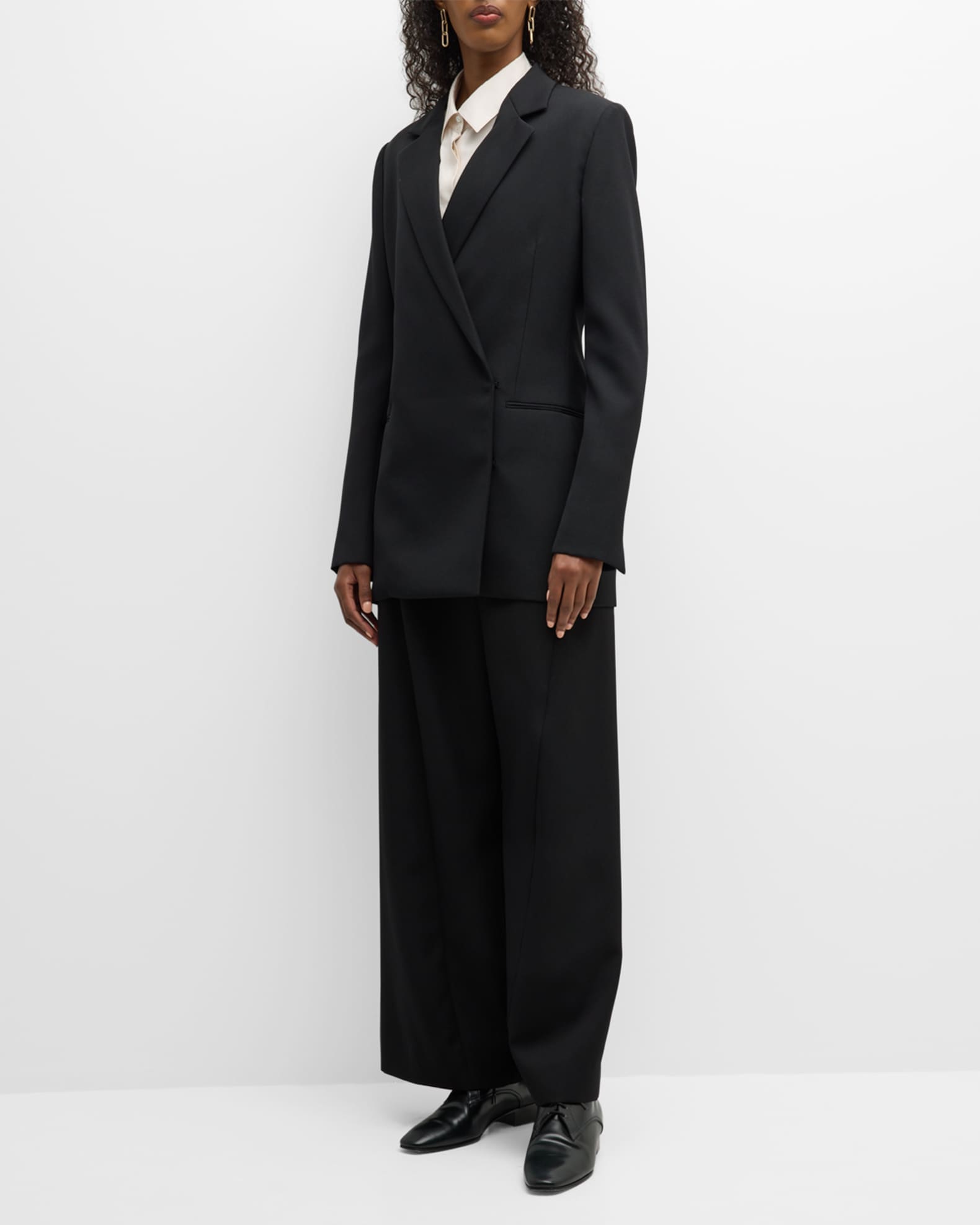 THE ROW Lawrence Wool Blazer Jacket | Neiman Marcus