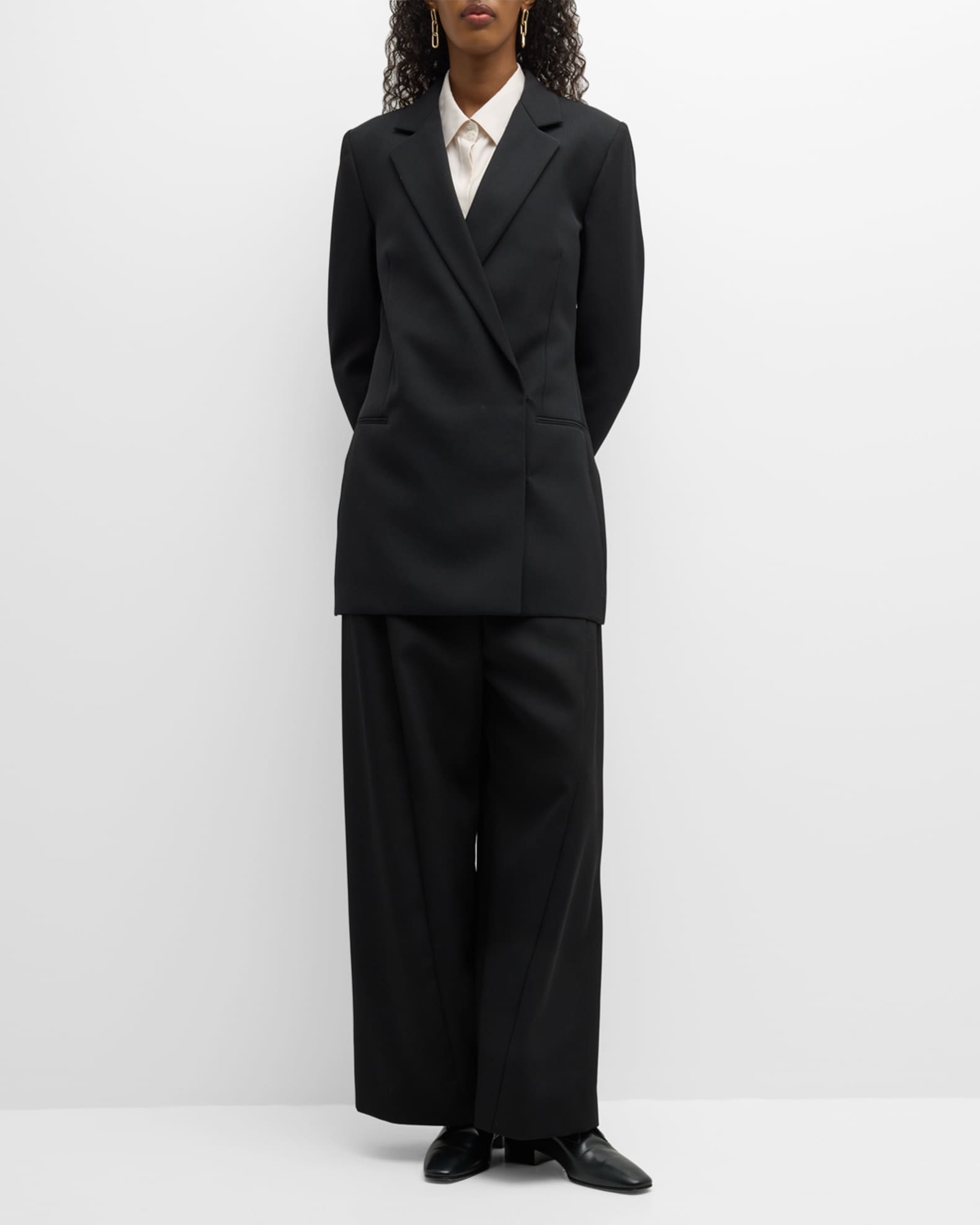 THE ROW Lawrence Wool Blazer Jacket | Neiman Marcus