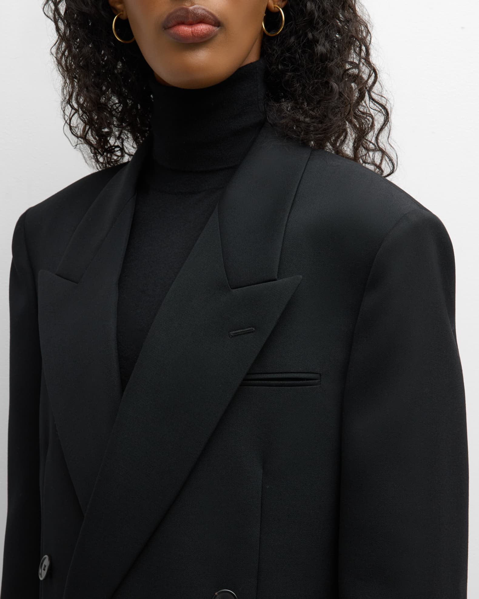 THE ROW Myriam Double-Breasted Blazer Jacket | Neiman Marcus
