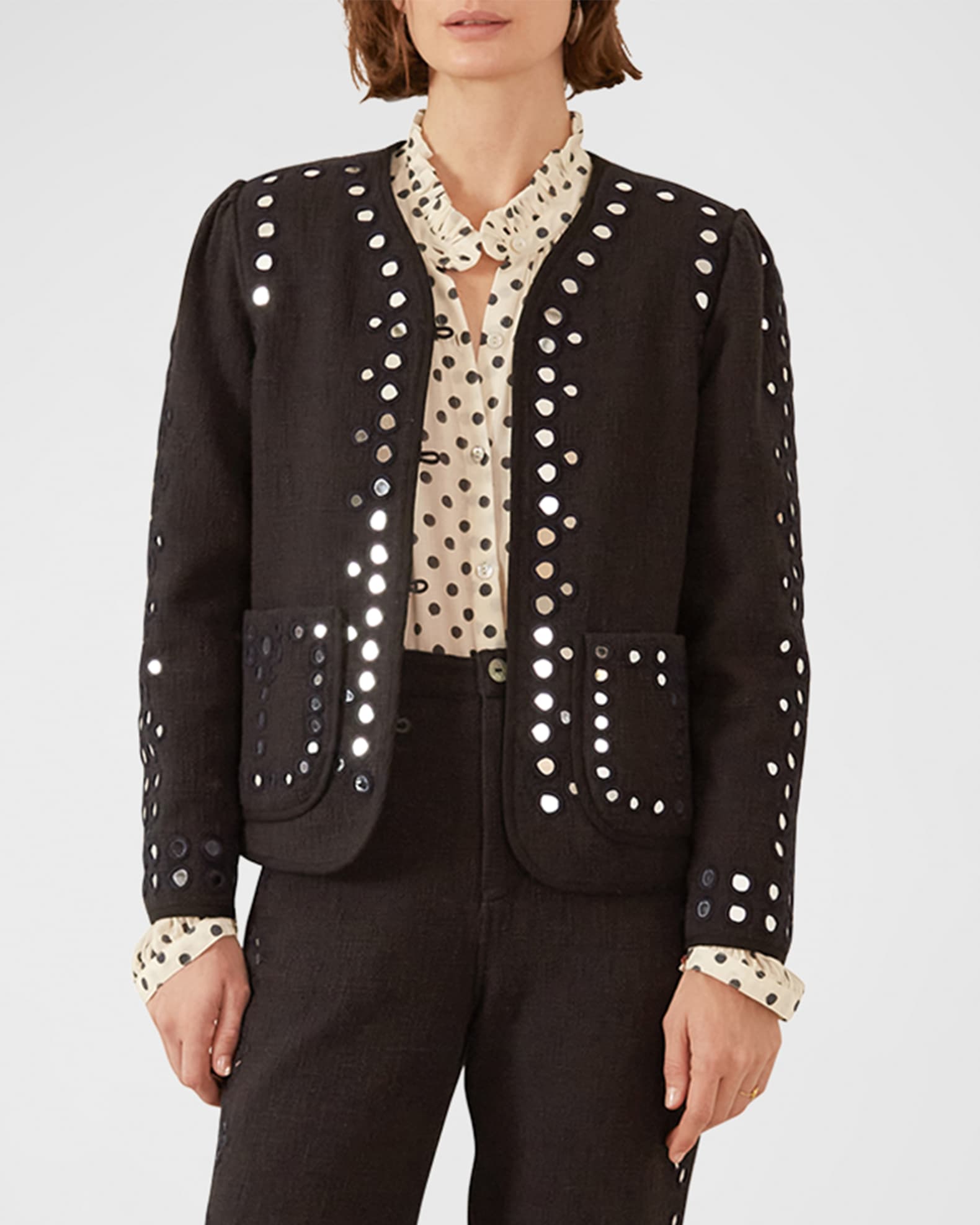Alix of Bohemia Billie Midnight Mirror Jacket | Neiman Marcus