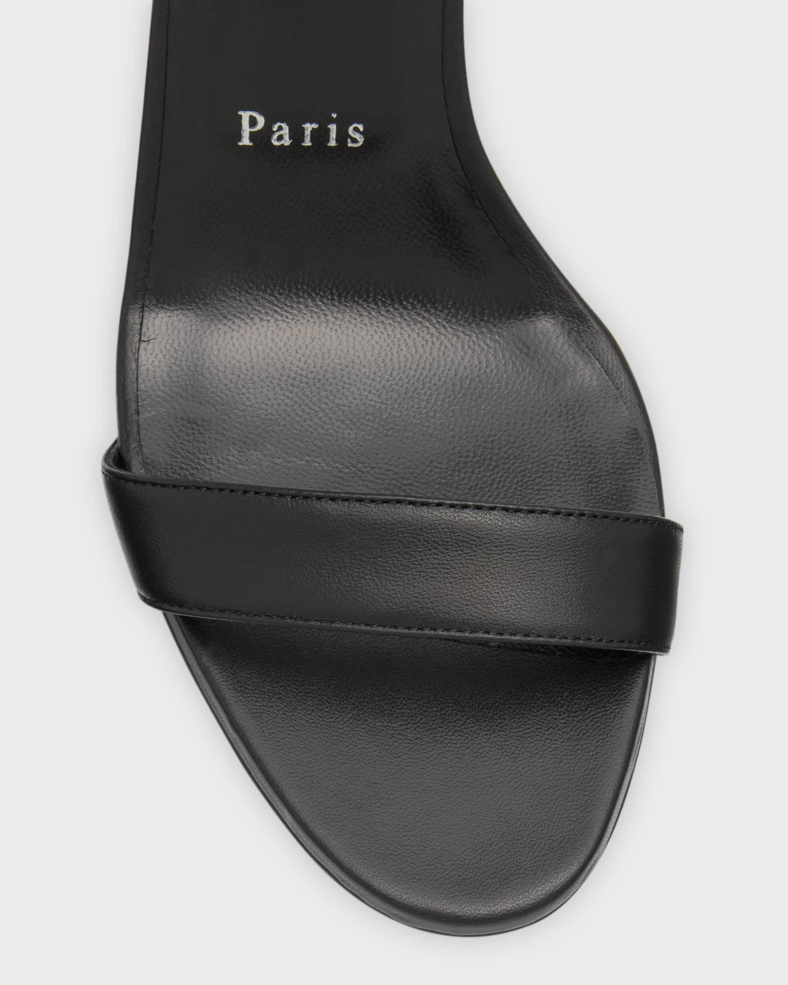 Christian Louboutin Loubigirl Ankle-Strap Red Sole Sandals | Neiman Marcus