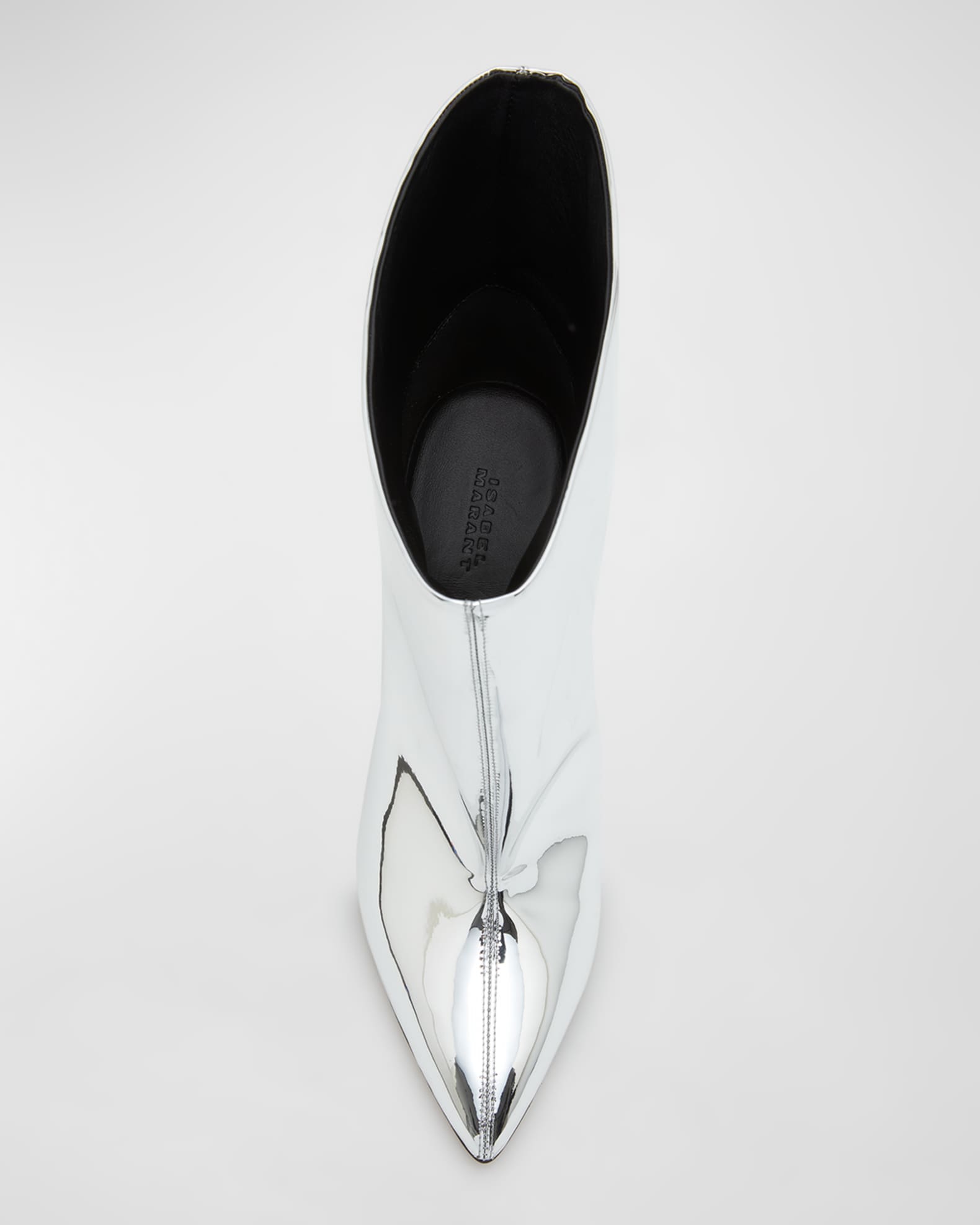 Isabel Marant Miyako Metallic Ankle Booties | Neiman Marcus