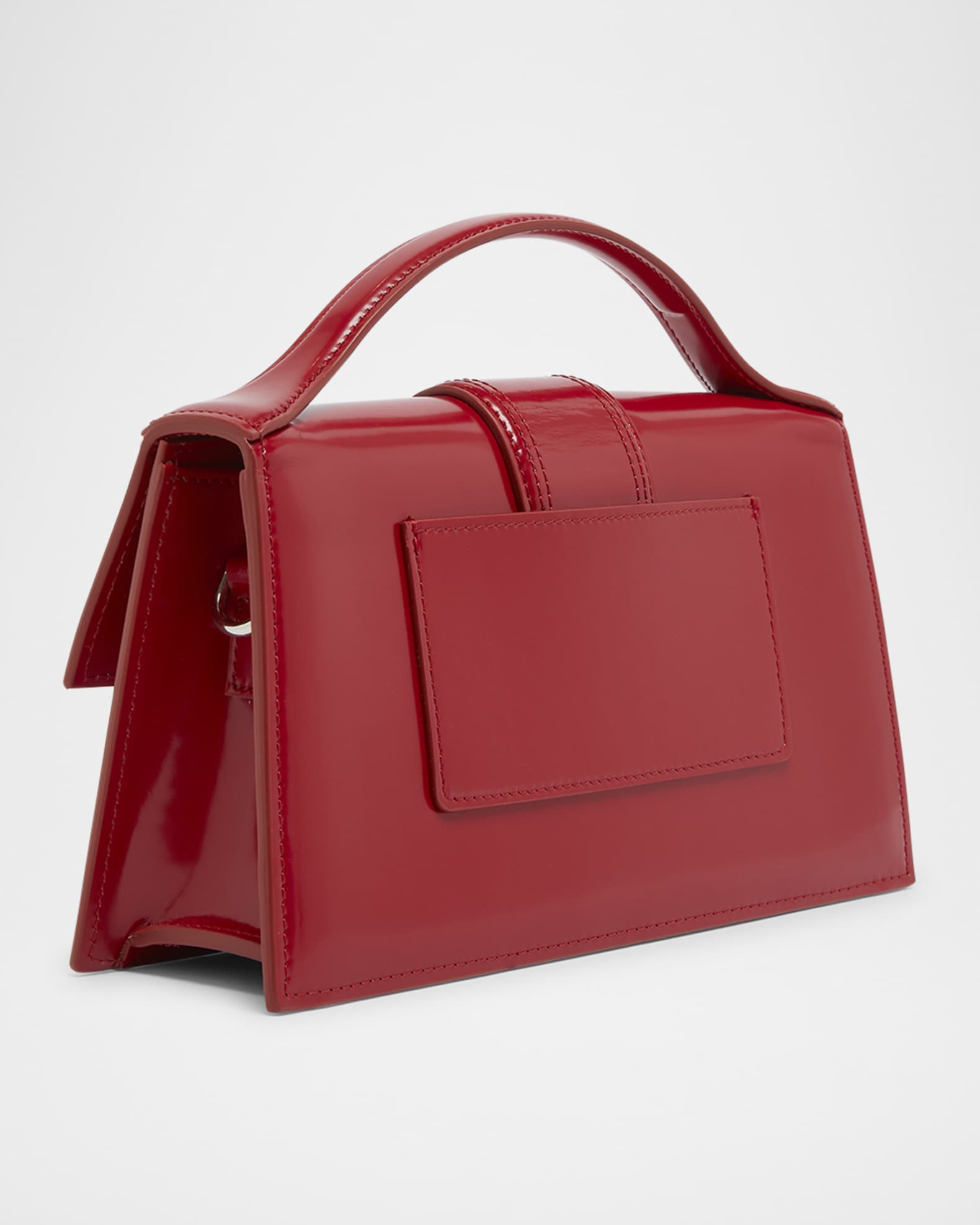 Jacquemus Le Grand Bambino Leather Crossbody Flap Bag | Neiman Marcus