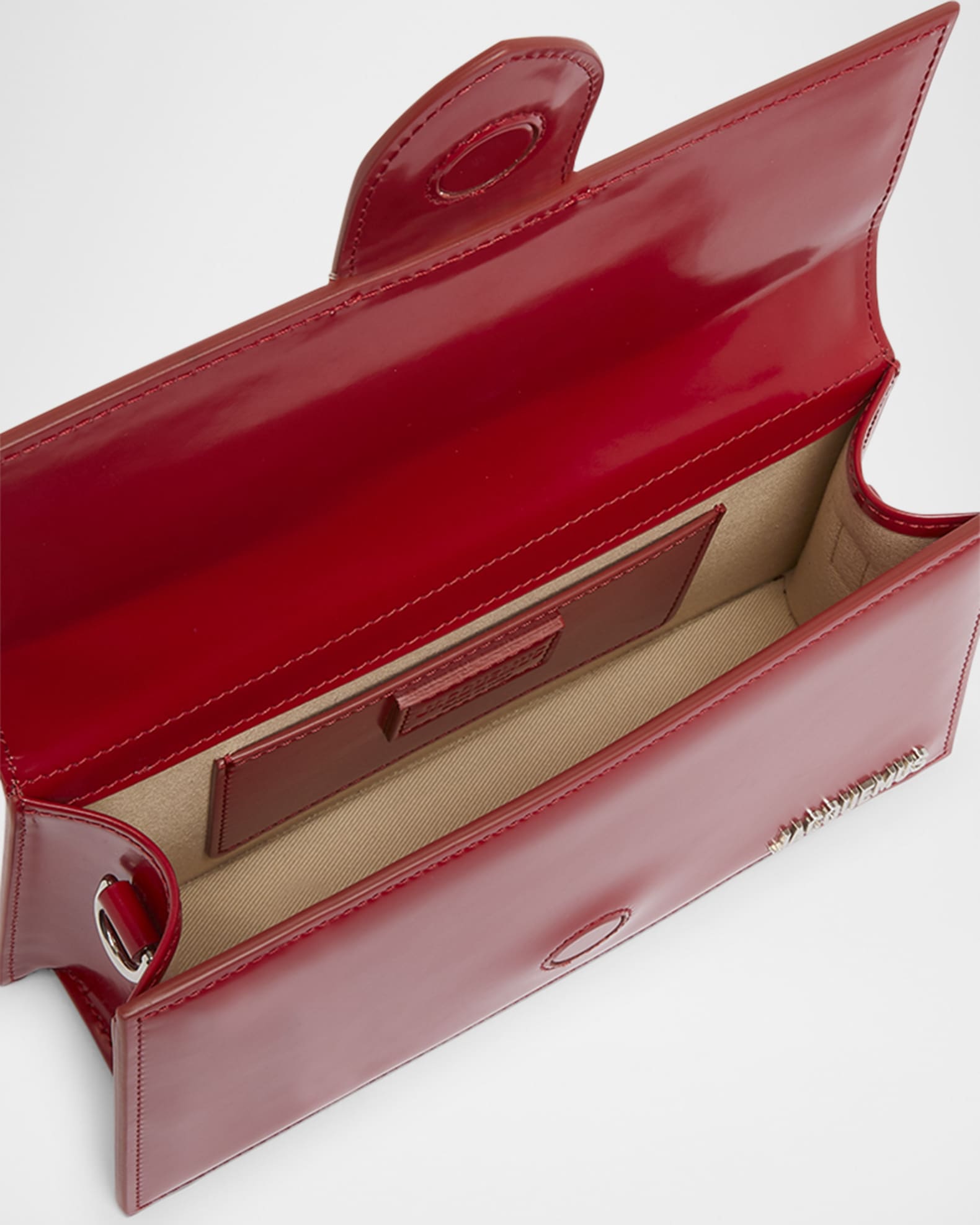 Jacquemus Le Grand Bambino Leather Crossbody Flap Bag | Neiman Marcus