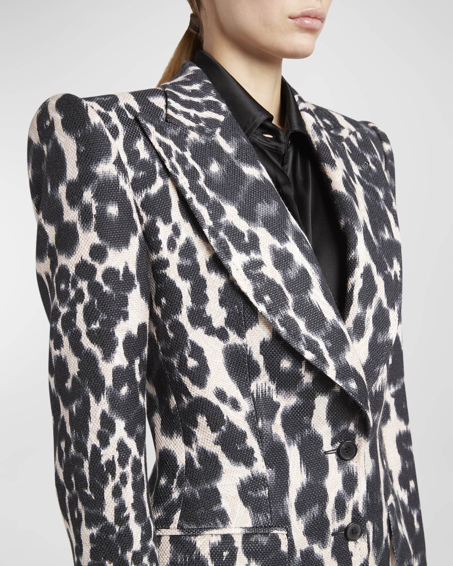 Leopard-Print Suit | Neiman Marcus