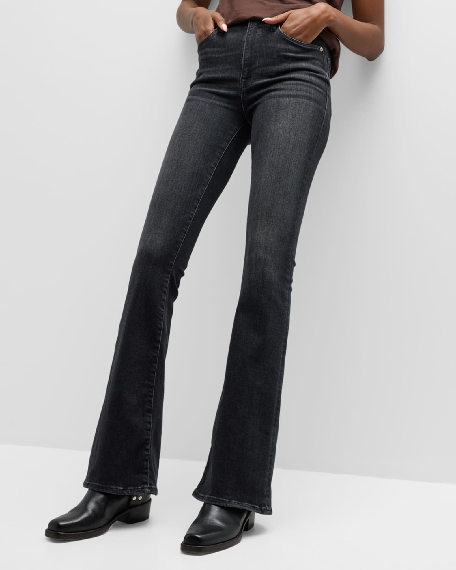 FRAME Le Super High Flare Jeans | Neiman Marcus