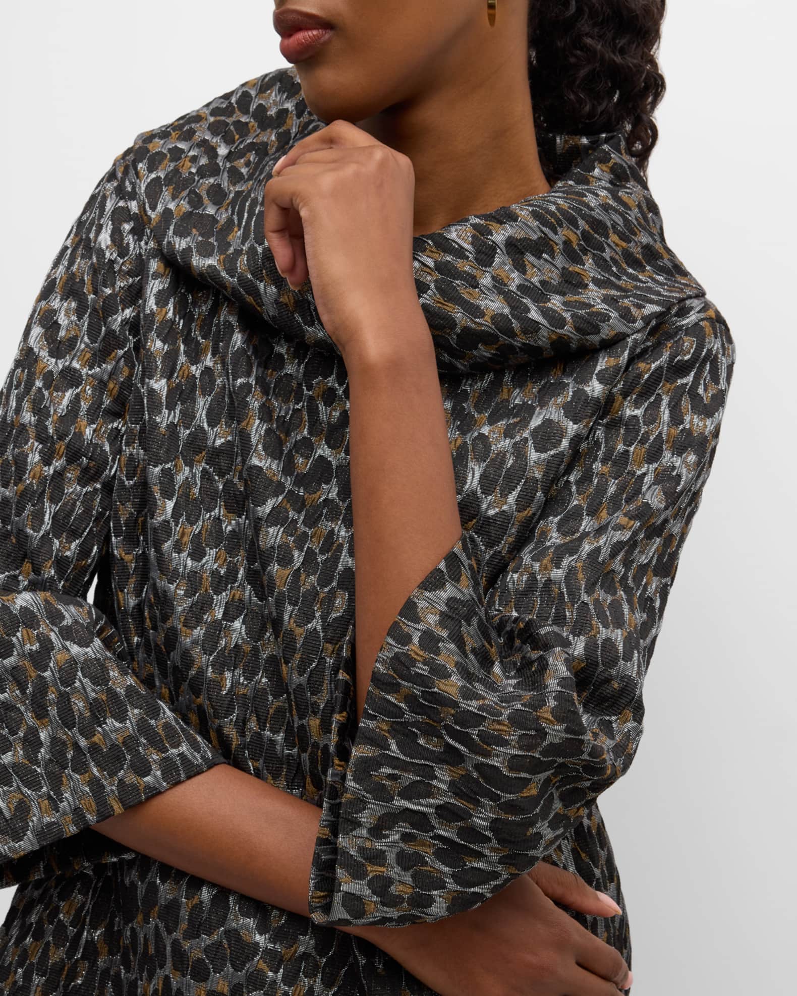 Caroline Rose Animal Cloque Colette Tunic | Neiman Marcus